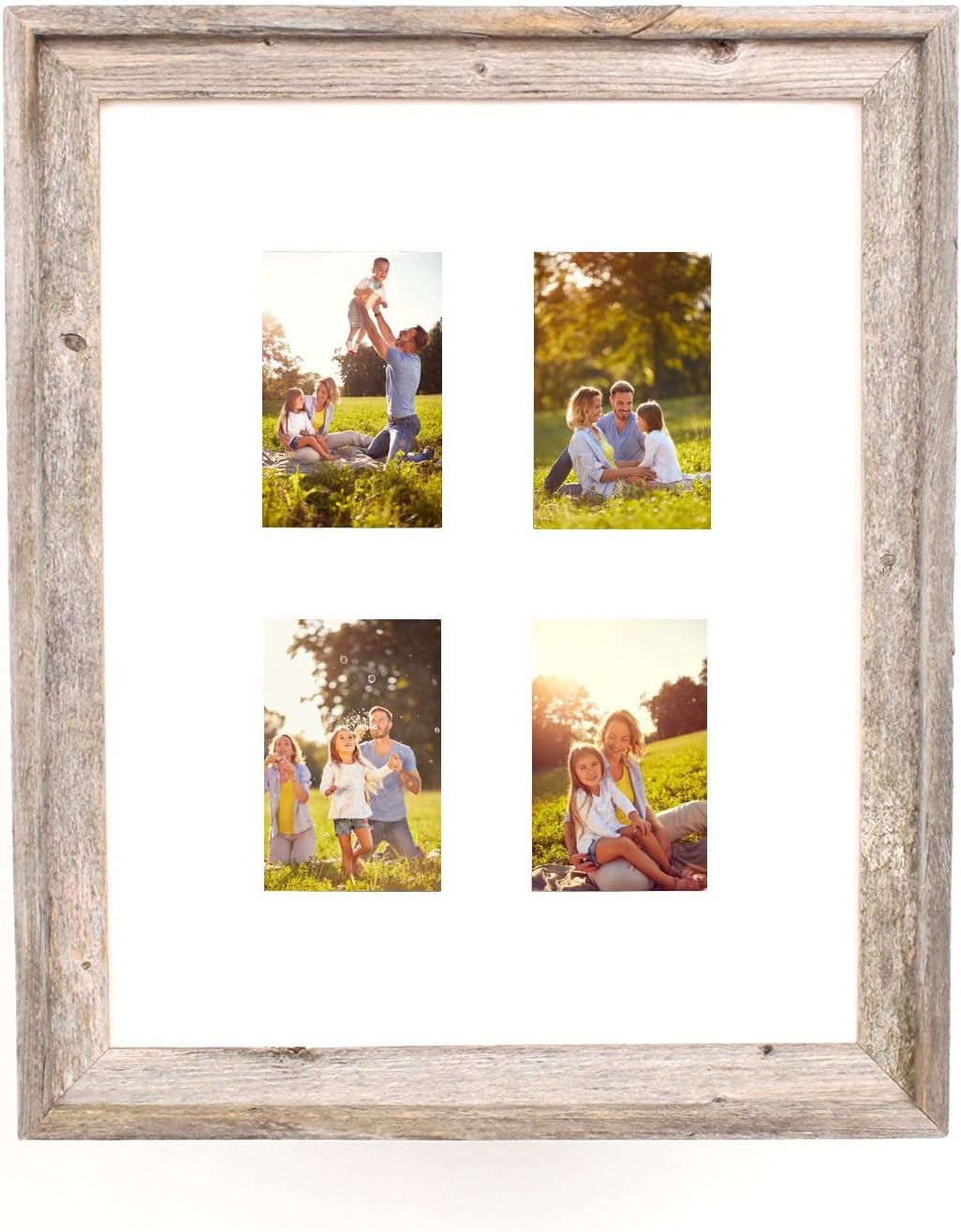 Amazon.com - BARNWOODUSA Multi Opening Mat with Glass 100% Up-cycled ...