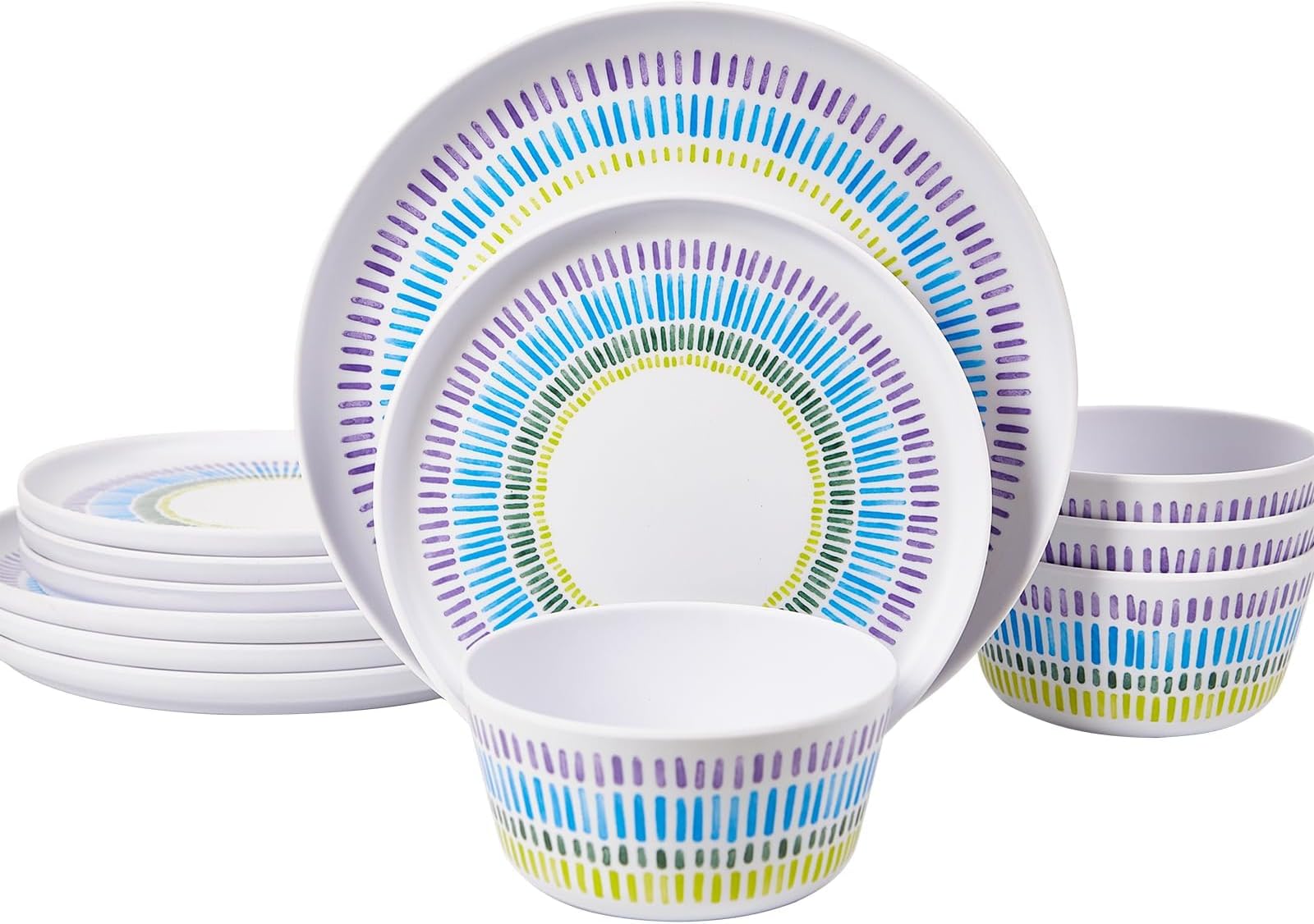 Campfire Melamine Dinner 16-Pieces Set, Blue Moon : Amazon.com.au ...