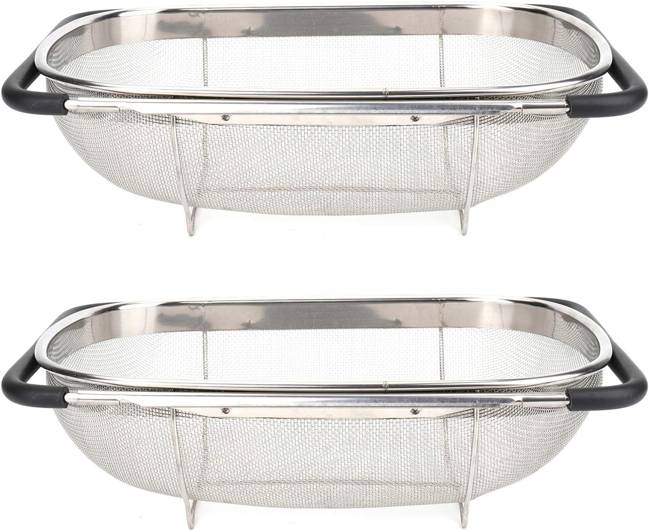 Amazon.com: Sheffsky Expandable Strainer Over The Sink Colander ...