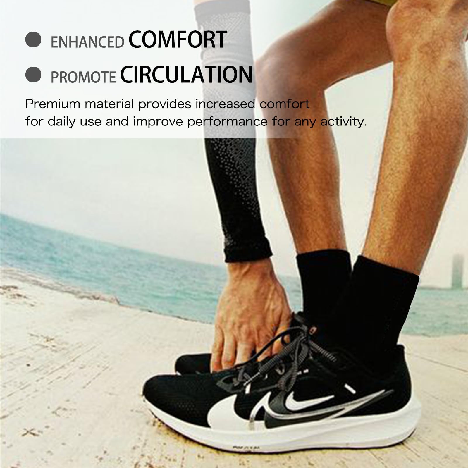 Snapklik.com : WANDER Ankle Compression Socks Open Toe Compression ...