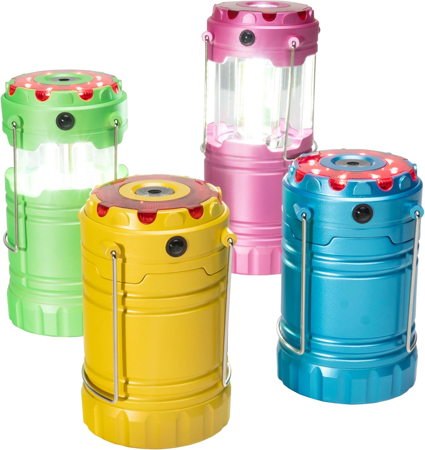 Amazon.com: Pop-Up Lanterns with Flashlight & Emergency Flash (4-Pack ...