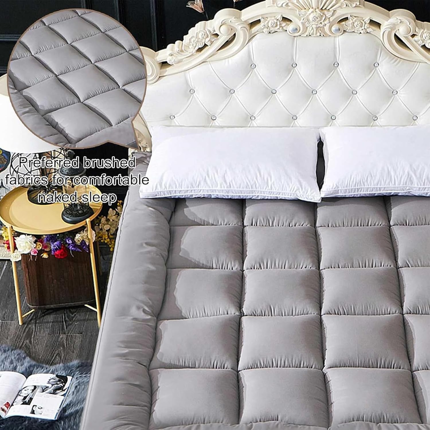 Colchón plegable para dormir, tamaño matrimonial, futón japonés para ...