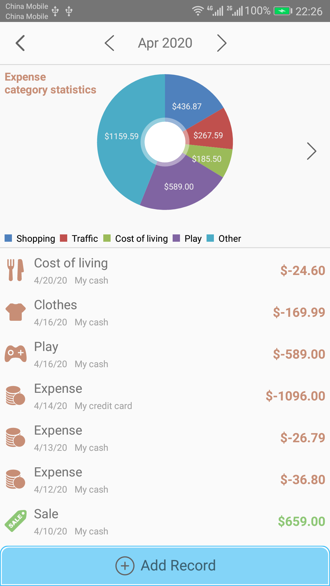 Money Calendar - Money Manager, Expense Tracker (A clear calendar for ...