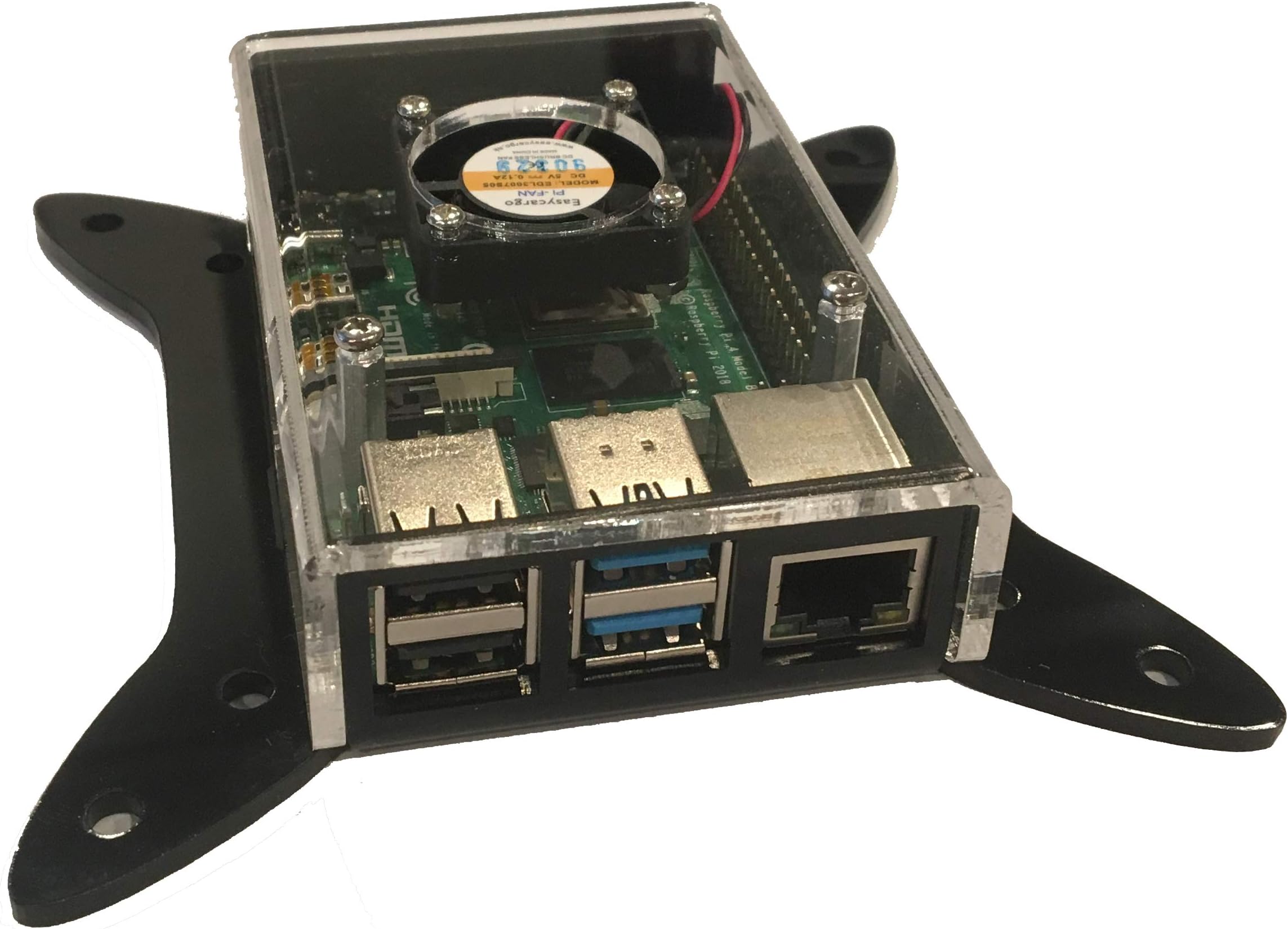 Amazon.com: VESA Mount Case for Raspberry Pi 4 with Fan : Electronics