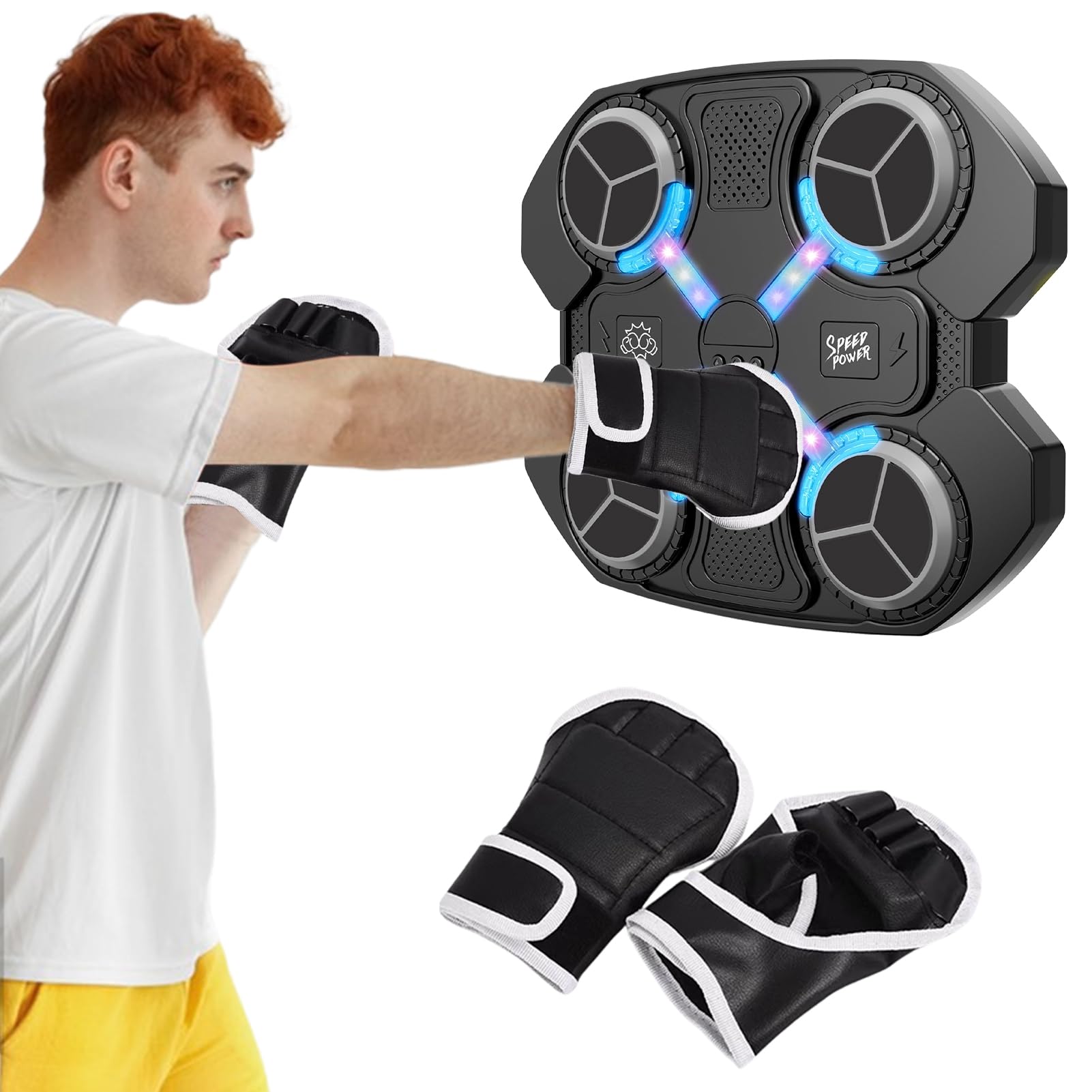 Amazon.com: HEVIRGO Smart Music Boxing Machine,Music Boxing Machine ...