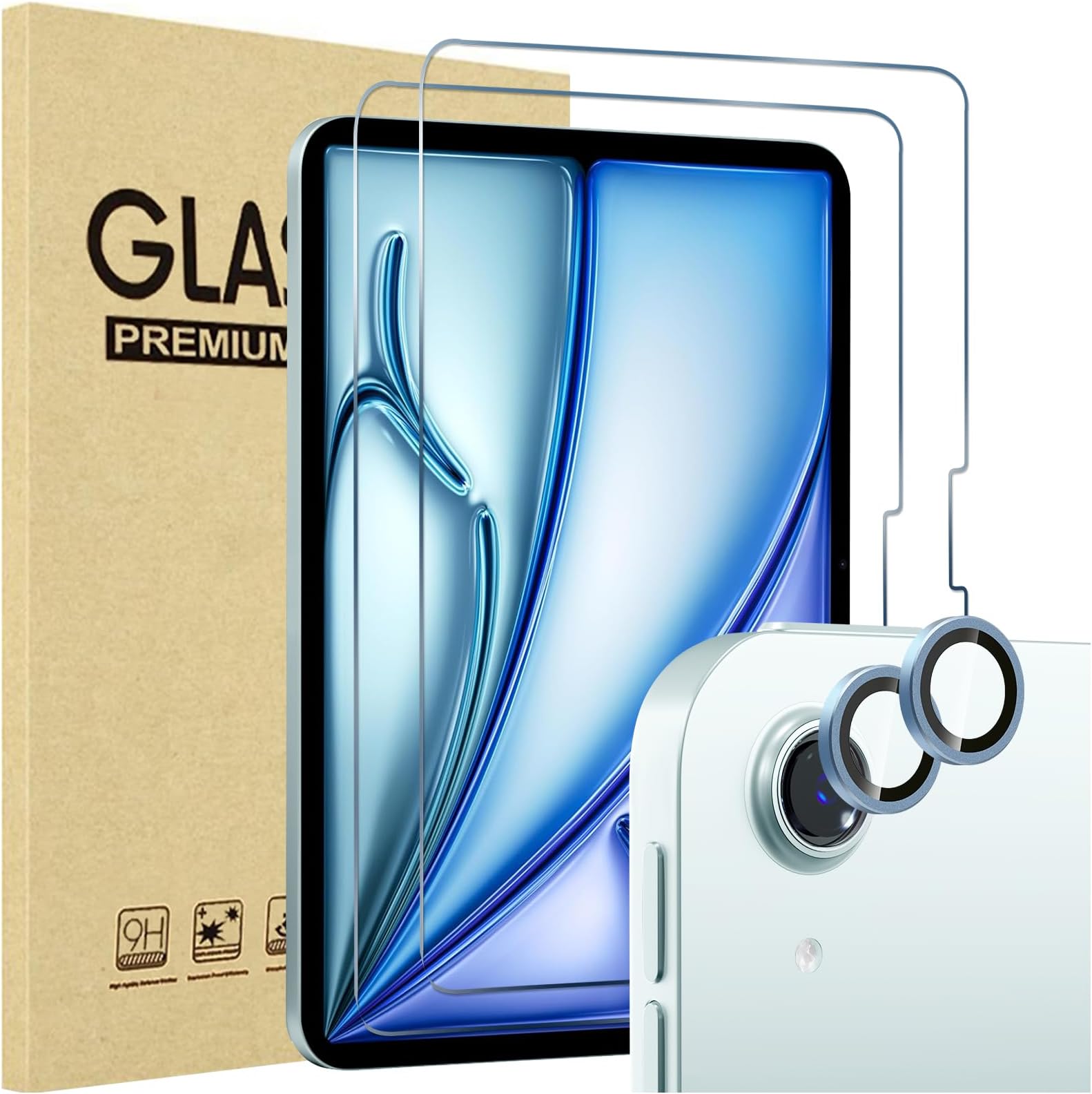 Amazon.com: ProCase 2 Pack Screen Protector for iPad Air 13 Inch 2024 ...