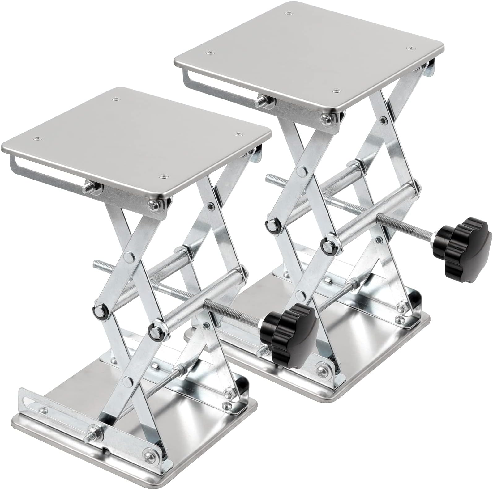 Stainless Steel Lab Jack Stand Table Lift Laboratory Mini Scissor Lift ...
