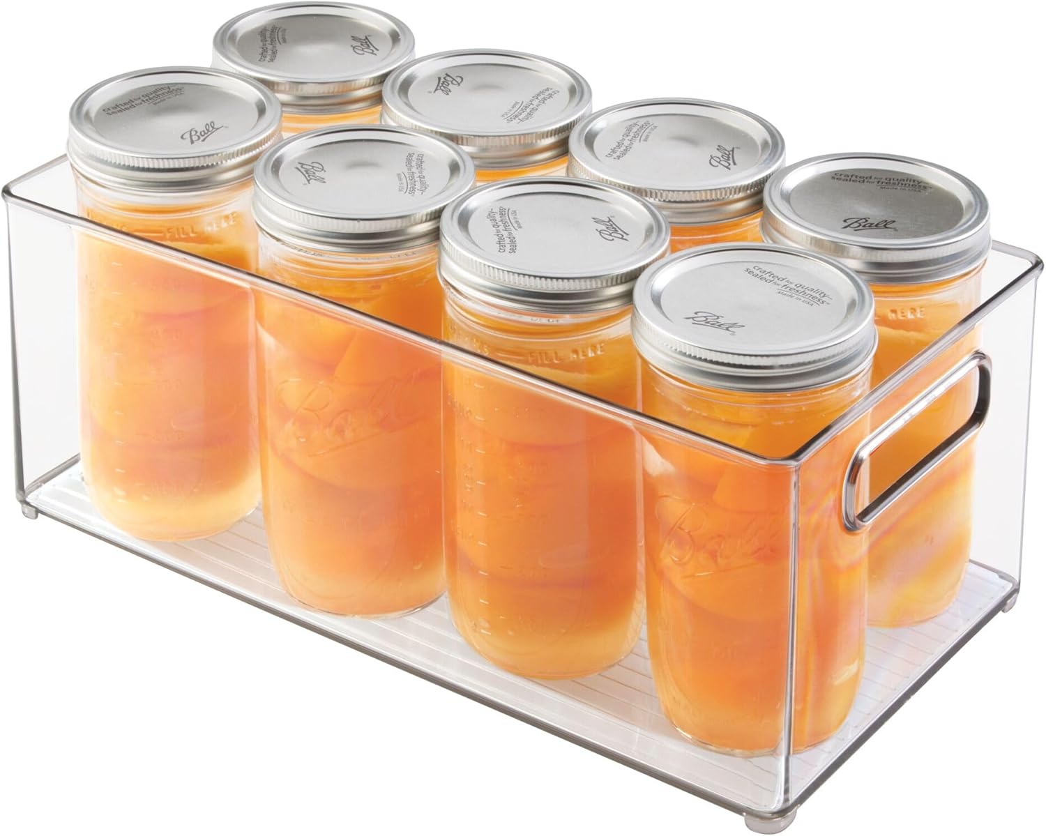 Amazon.com - iDesign Kitchen Binz BPA-Free Plastic Deep Stackable Organizer with Handles - 8" x ...