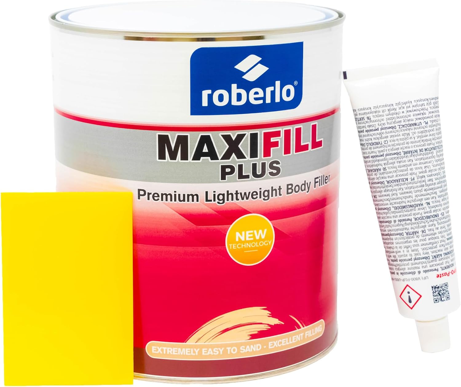 Amazon.com: Roberlo Maxifill Plus Premium Lightweight Body Filler 3L ...