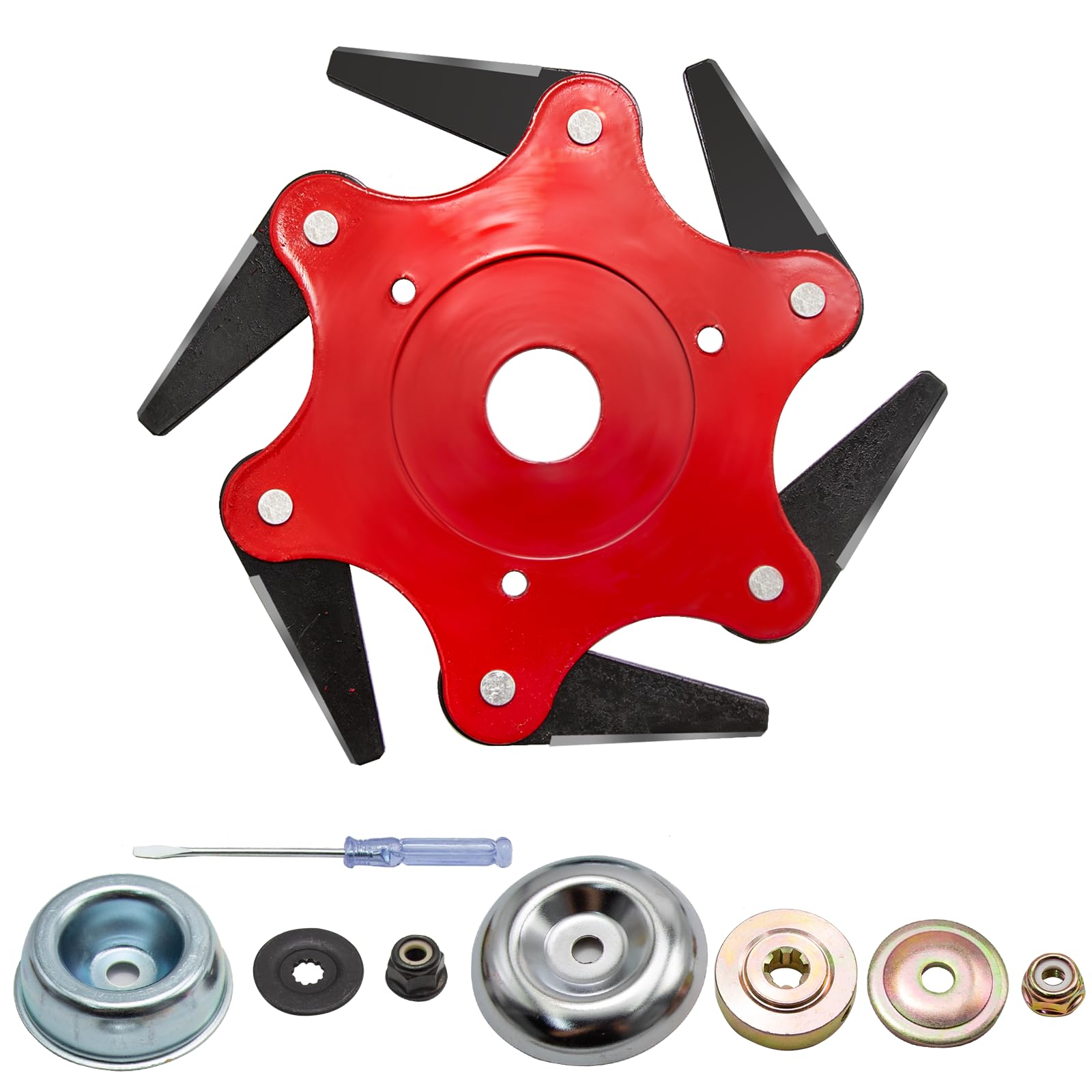 Steel Trimmer Head, 6 Teeth Razors Trimmer Head, 65Mn Professional ...