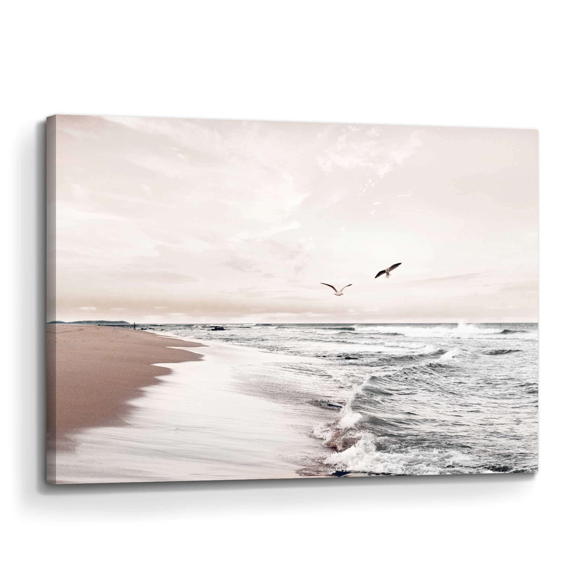 Amazon.com: arttitue Canvas Beach Wall Art Bedroom: Large Living Room ...