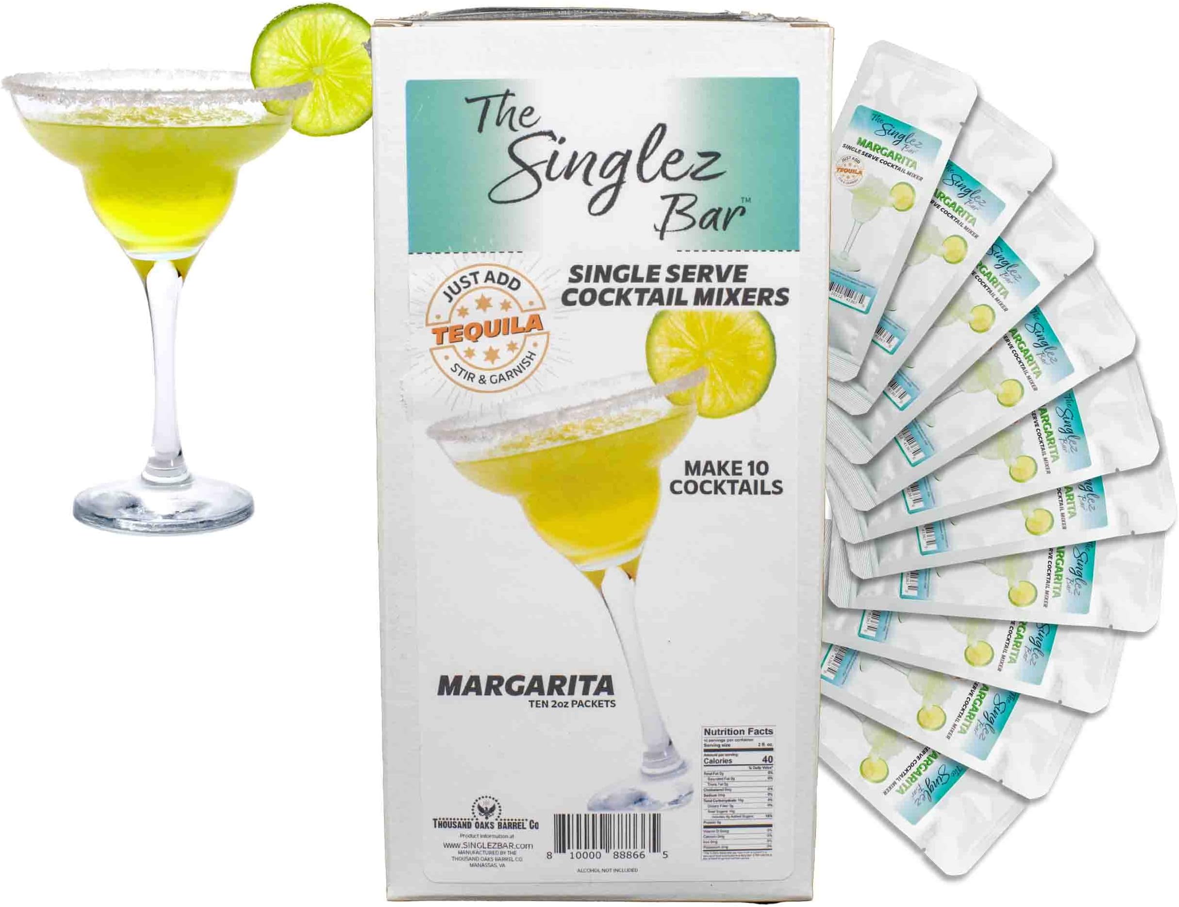 Amazon.com : Singlez Bar Premium Tequila Cocktail Mix Collection (5 ...