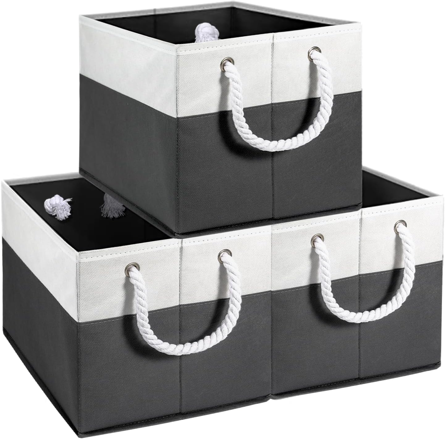 Amazon.com - Vimudiy Storage Bin, Foldable Storage Basket [3-Pack] with ...