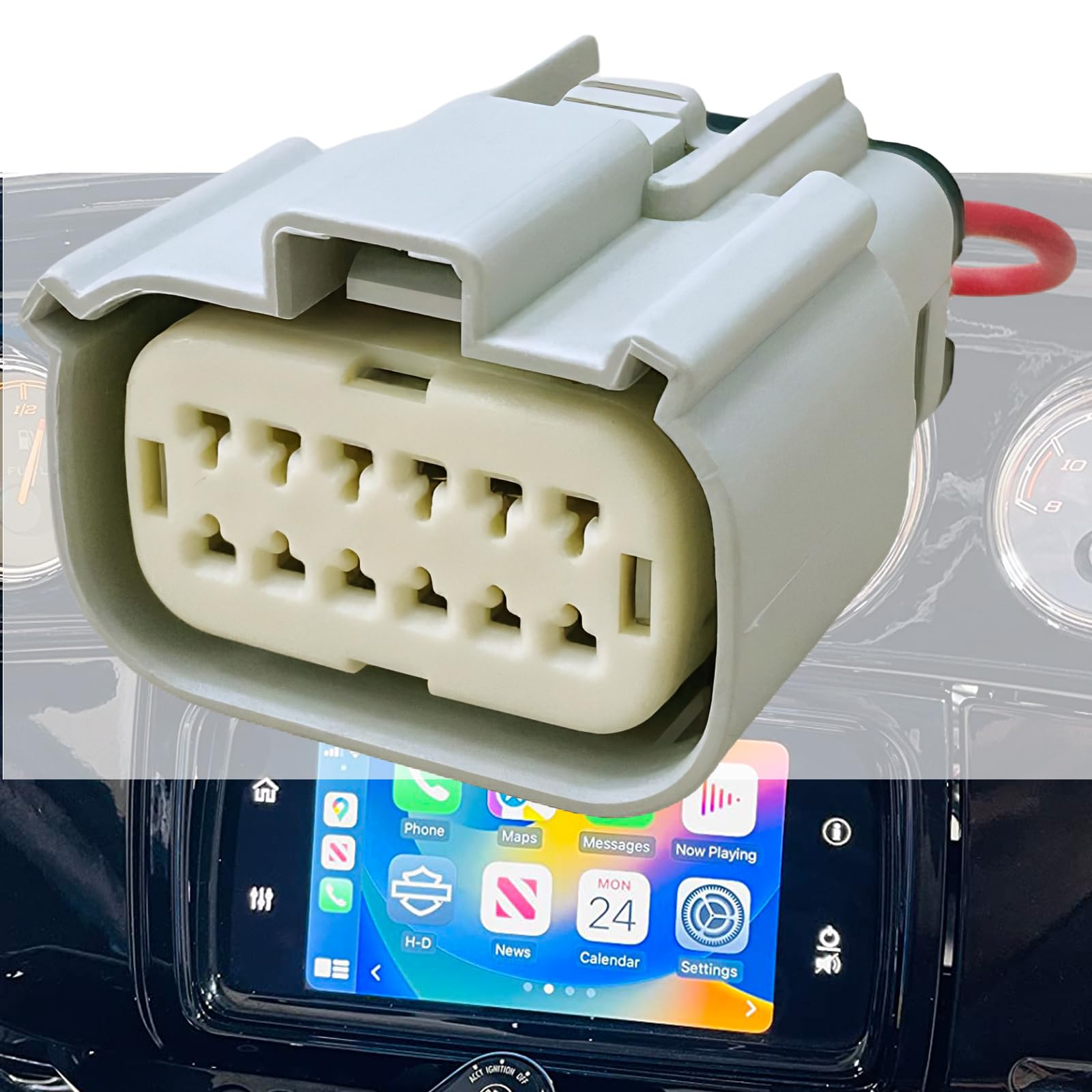 Amazon.com: Autokemat CarPlay Jumper Compatible with for Harley 2019 ...