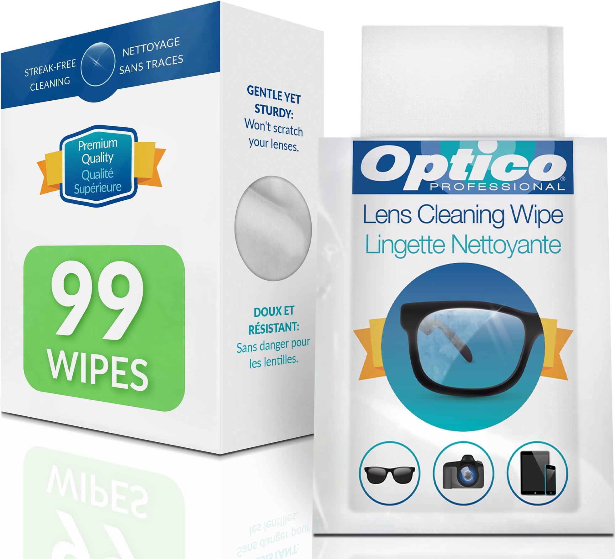Amazon.com: See Clear Original Lens Cleaning Wipes - Pre-Moistened ...