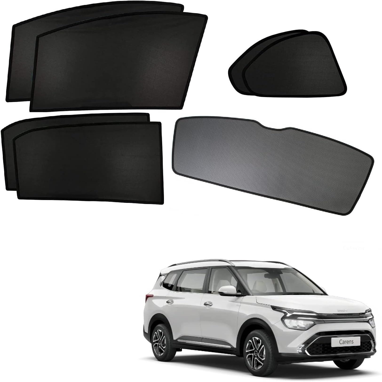 Auto Addict Fix with Dicky Car Window Sunshades Non Magnetic (Side ...