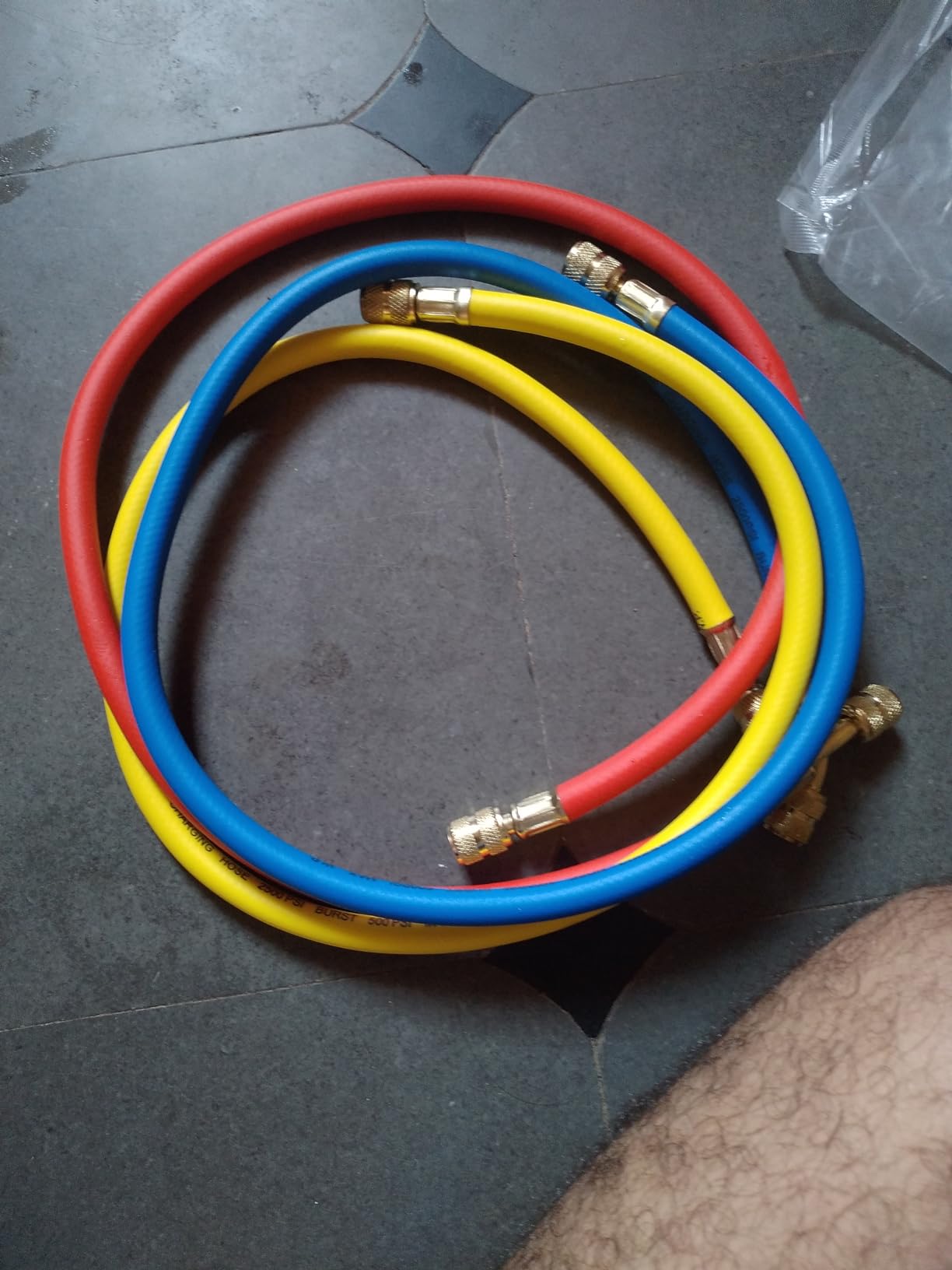 AMAZOR Refrigerant Gas Charging Line 3 in 1 /AC Gas Pipe 3 in 1 ...