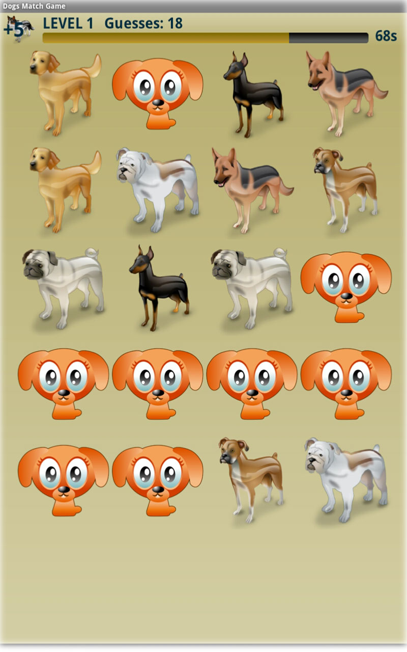 Dogs Match Up Game Plus - App on Amazon Appstore
