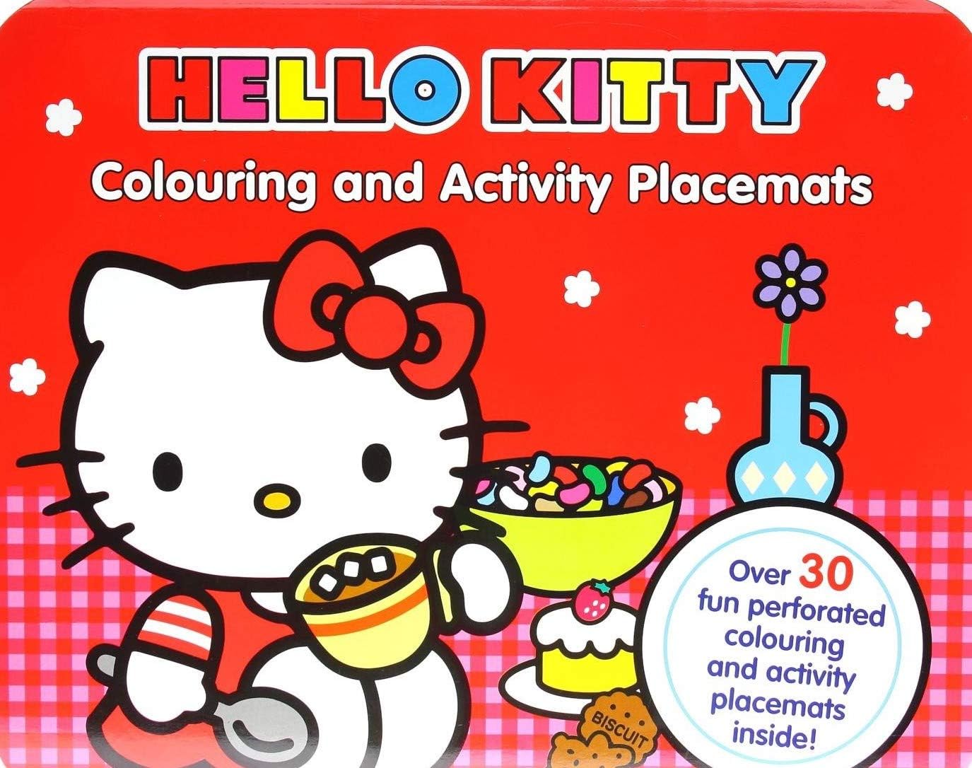 Amazon.com: Hello Kitty Activity Placemat 1 Pack : Home & Kitchen