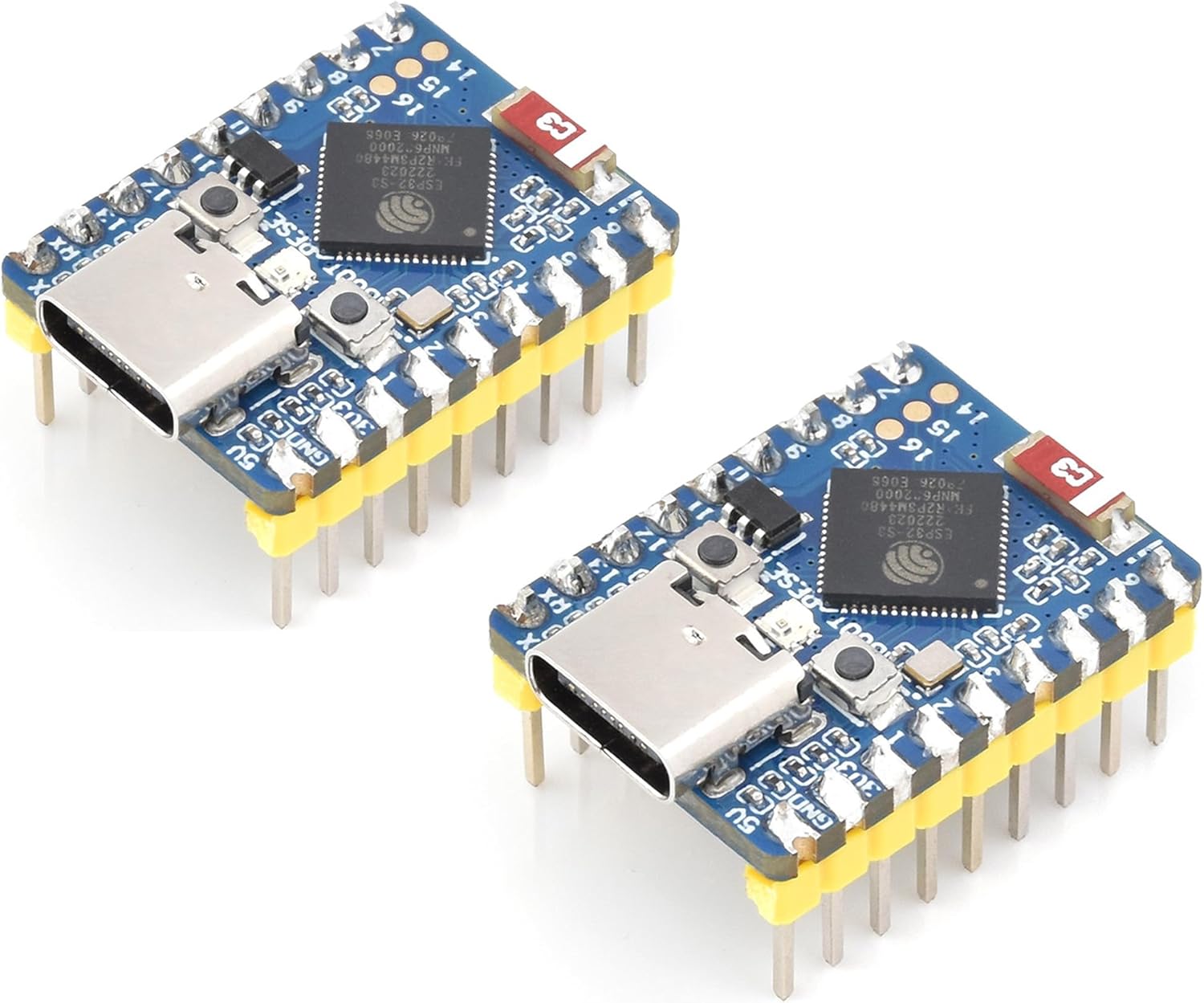 2pcs Esp32 S3 Mini Development Board With Pre Soldered Header Based On Esp32 S3fh4r2 Processor 1641