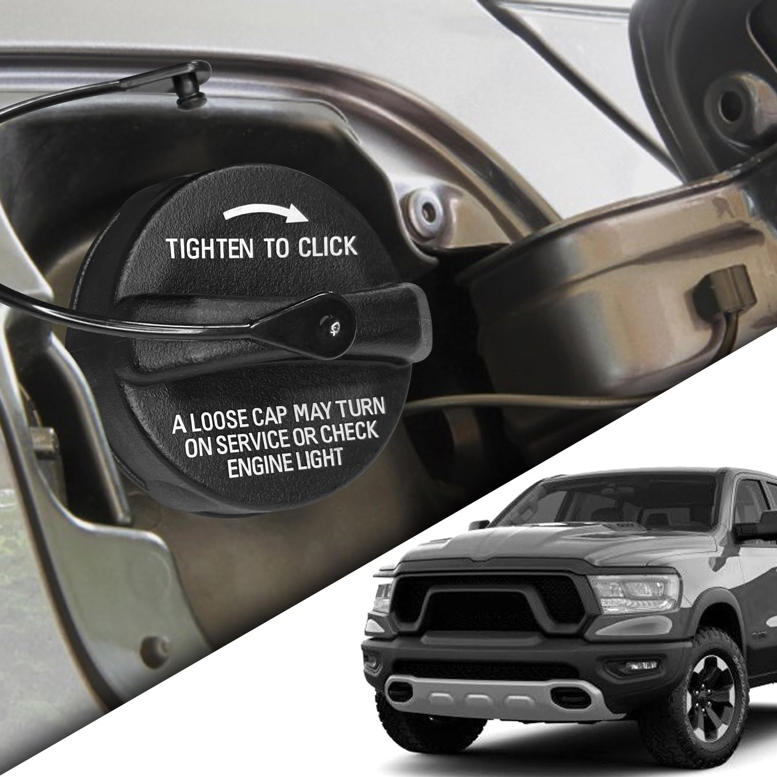 Gas Cap, Fuel Cap Cover Replacement OEM #52030377AB 52030377AA ...