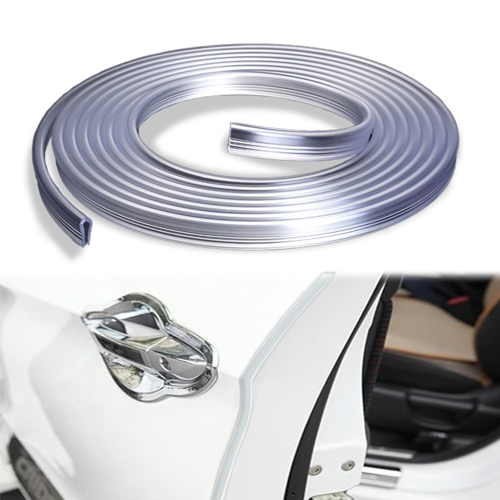 Metal Edge Guard Protector Rubber Edge Trim Self Adhesive Protector