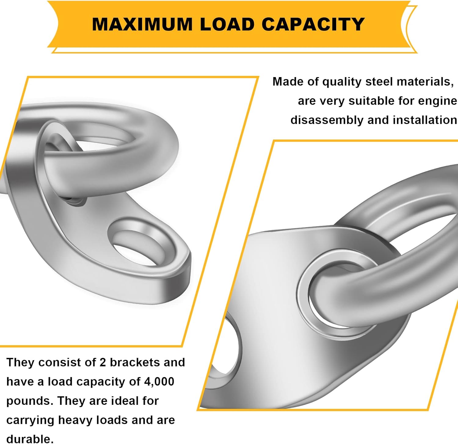 Buy 7100 Lifting Bracket Set, 5,500 lb, Engine lift bracket, Engine ...