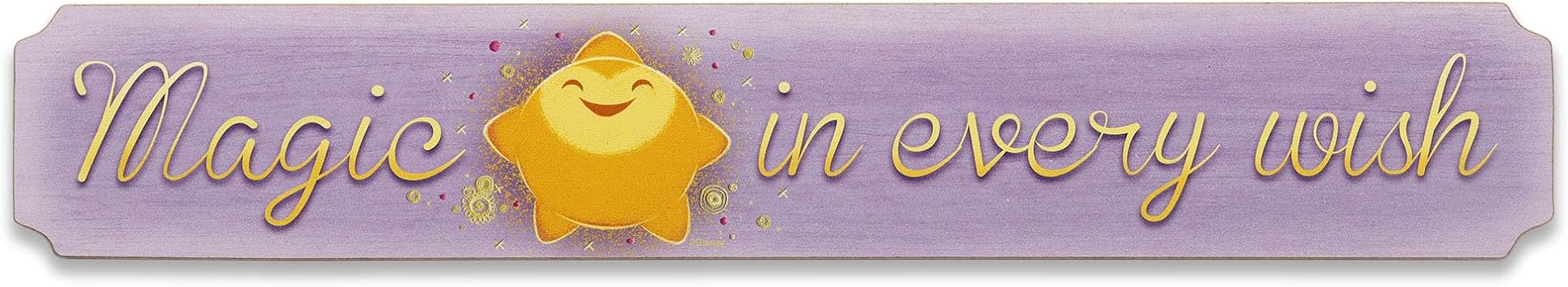 Amazon.com: Open Road Brands Disney Magic In Every Wish Wood Wall Decor ...