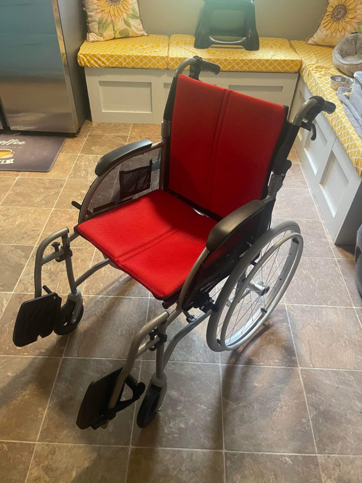 $20/mo - Finance Feather Mobility - Red Lightweight Folding Wheelchair ...