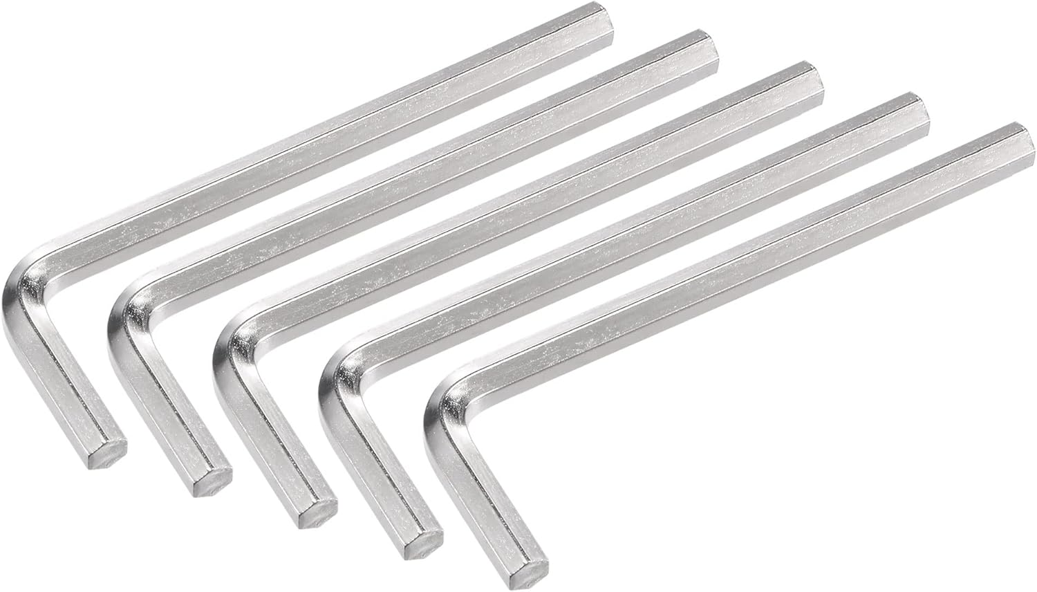 uxcell 4mm Hex Key Wrench, L Shaped Spanner CR-V Steel Hand Tool 5 Pcs ...