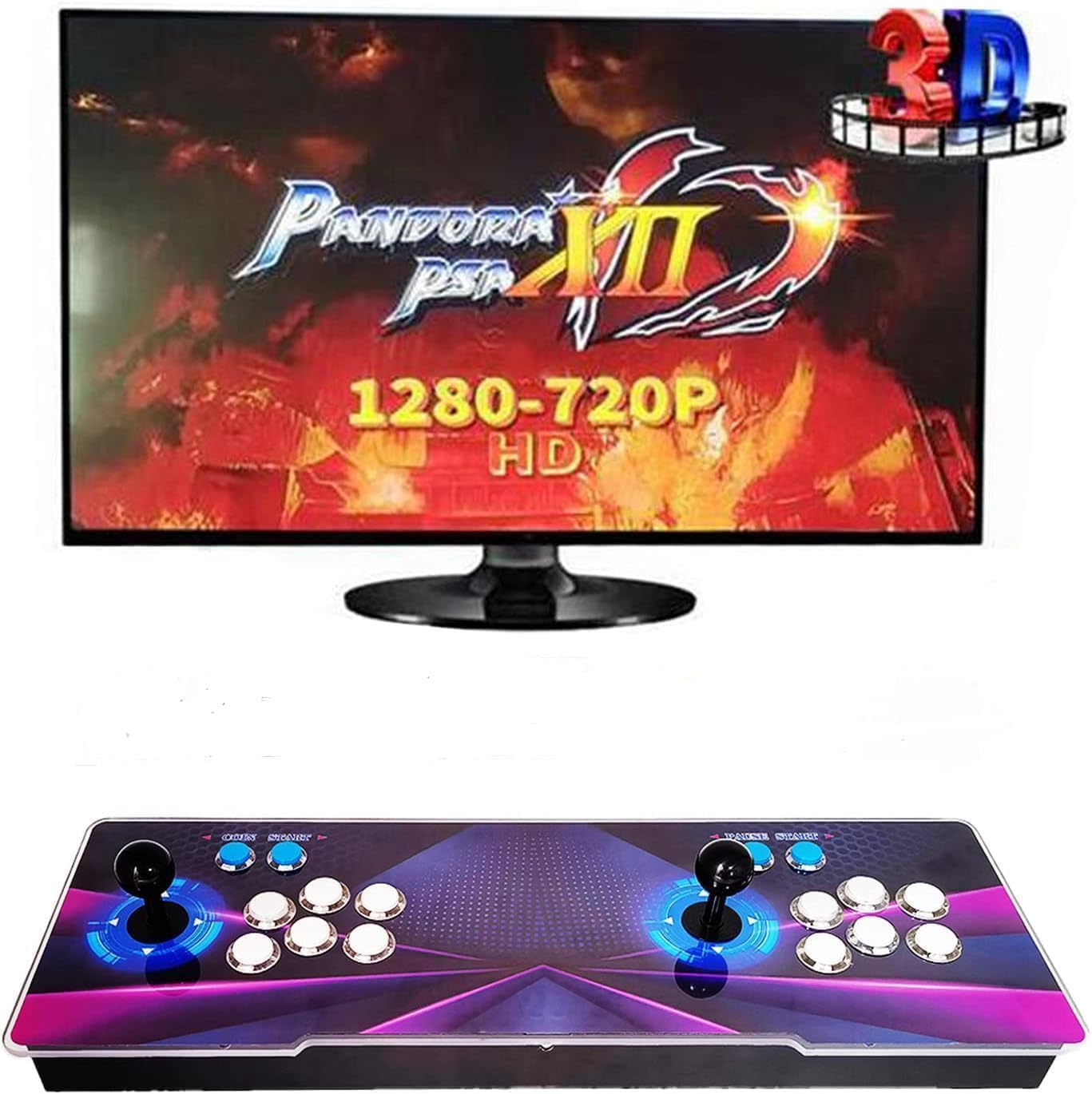 Classic Arcade Video Game Retro Arcade Games Machine Set Mini