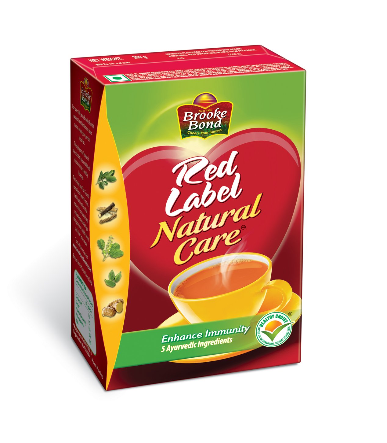 Red Label Brooke Bond, Natural Care Tea, 500 Grams - Green, Leaf ...
