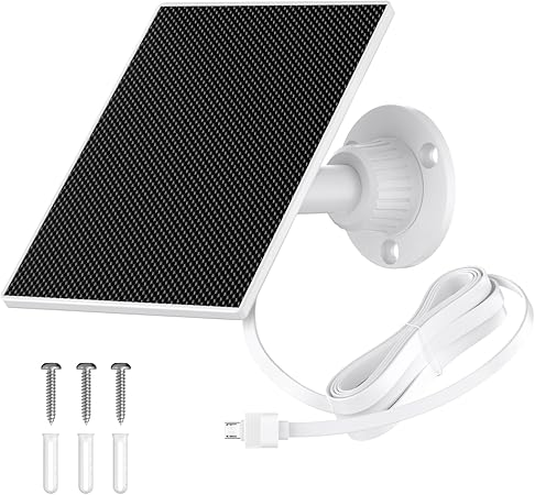 Amazon.com : Solar Panel Compatible with Simplisafe Outdoor Camera ...