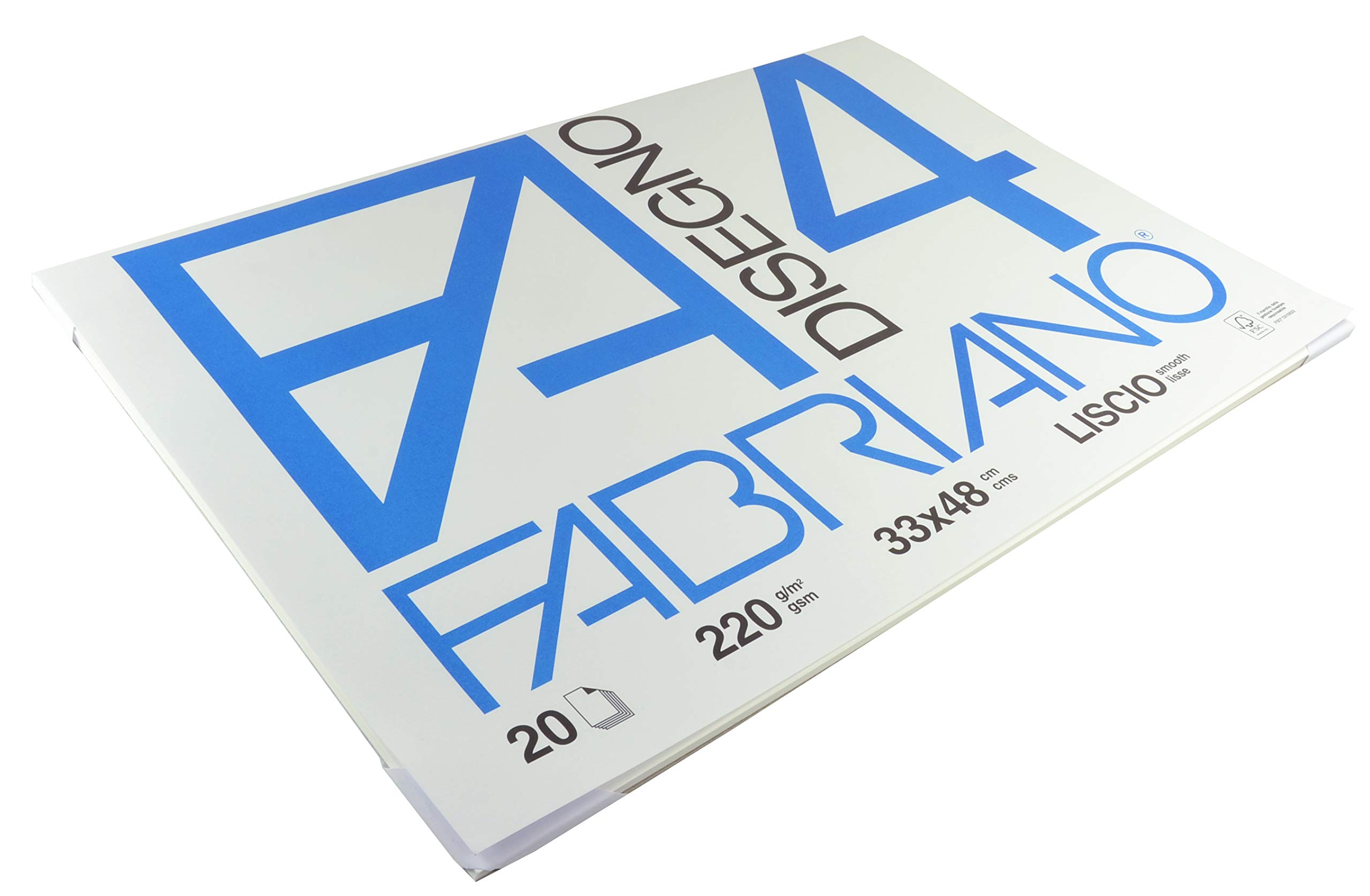 Fabriano F4 05200797, Album da Disegno, Formato 33 x 48 cm, Fogli Lisci ...
