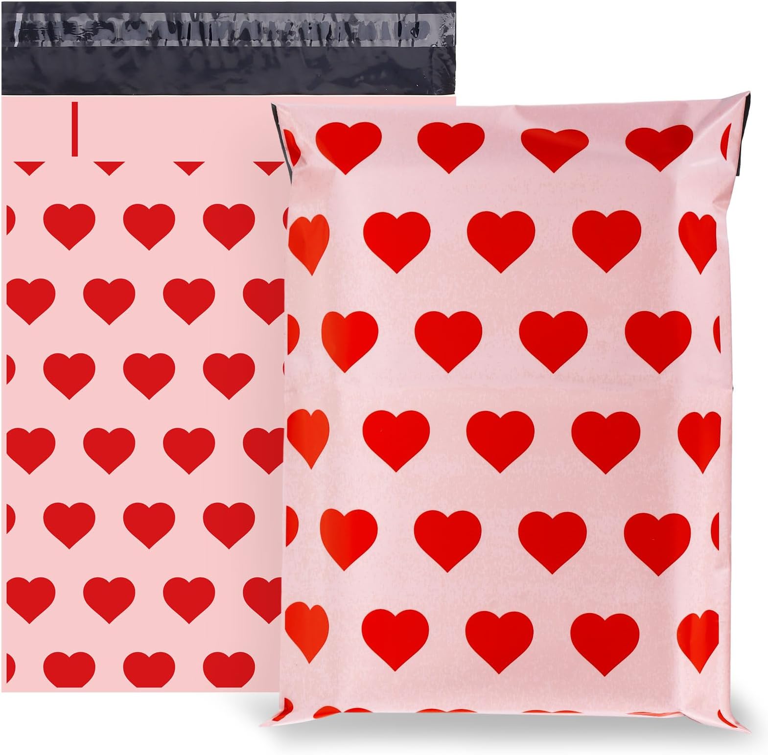 Amazon.com : JarThenaAMCS 100Pcs Valentine’s Day Poly Mailers 10 x 13 ...