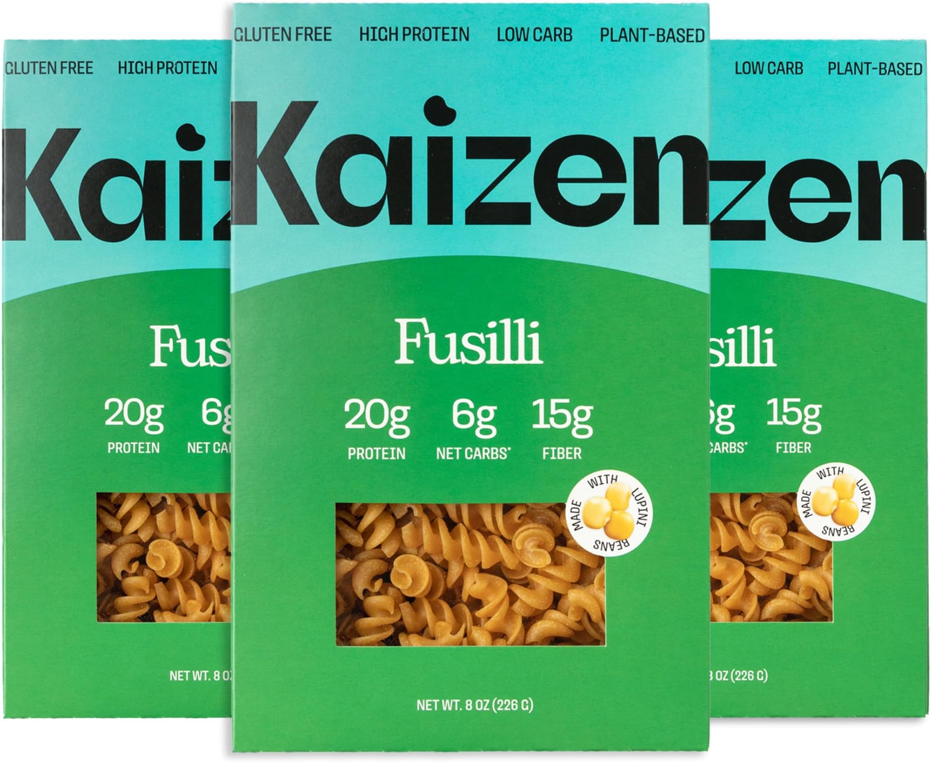 Amazon.com : Kaizen Low Carb Keto Pasta Ziti - High Protein (20g ...