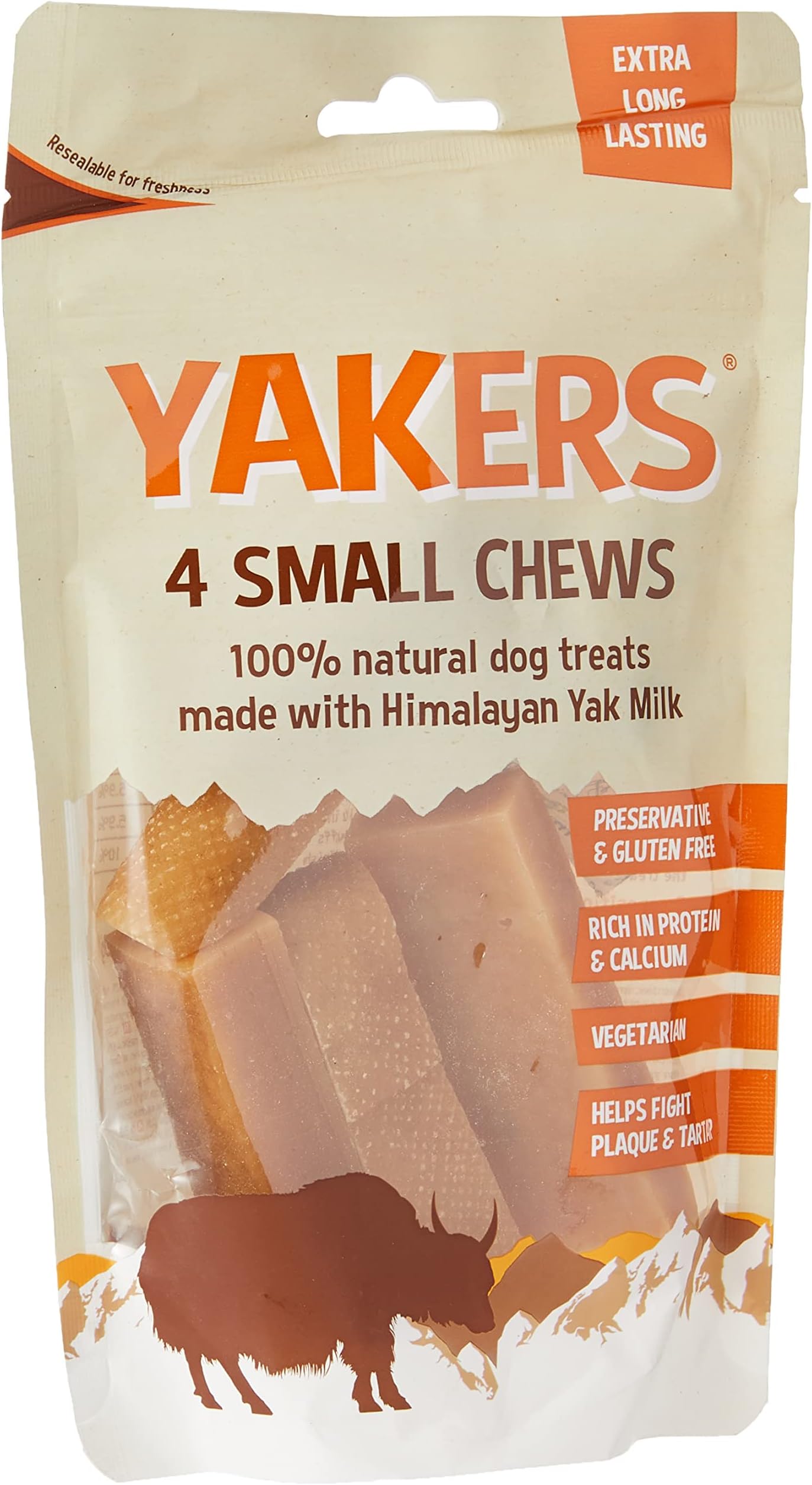 Yakers Dog Chew Small 4count(Pack of 1) : Amazon.co.uk: Pet Supplies