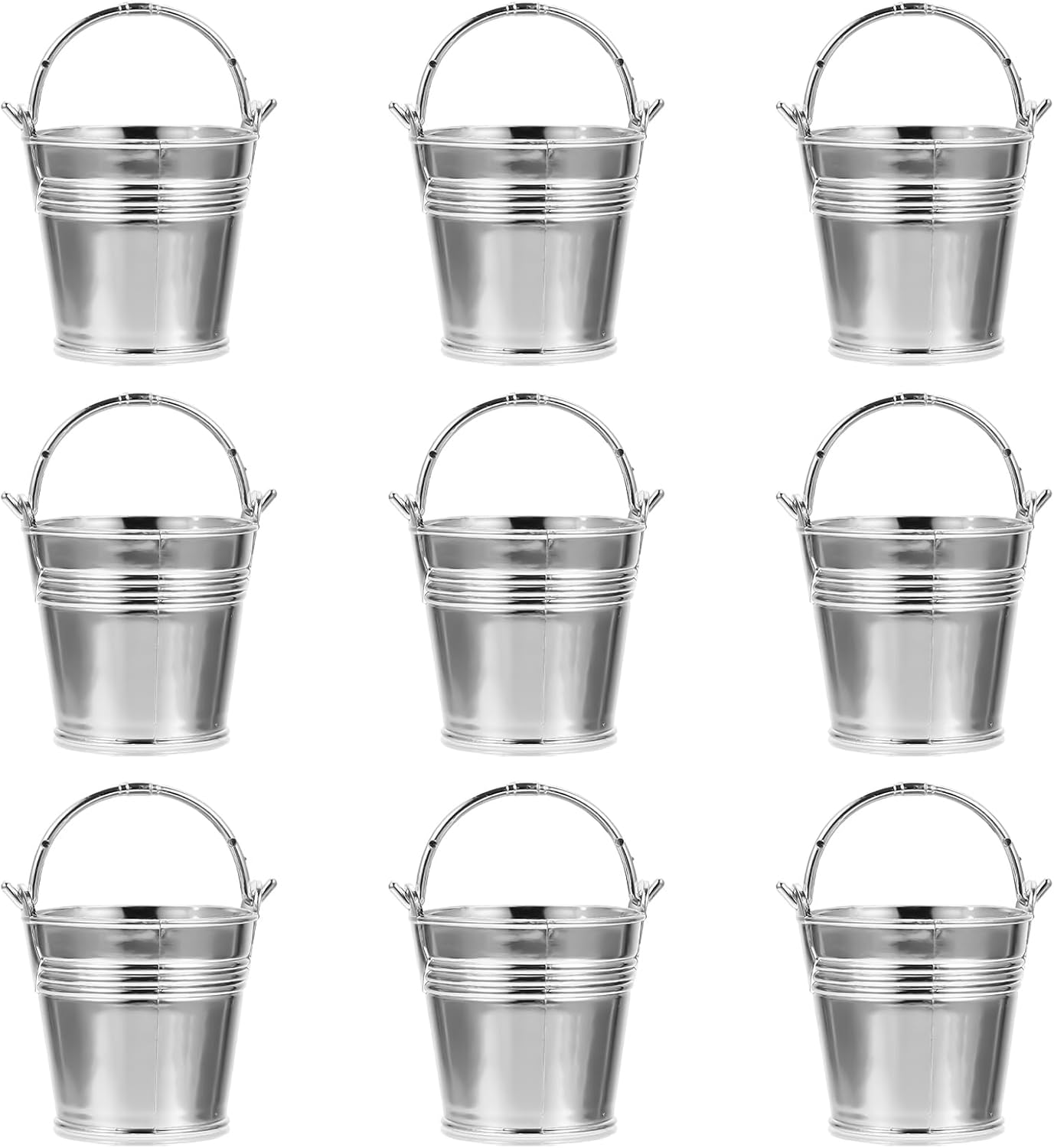 DOITOOL 10Pcs Mini Buckets Candy Bucket Small Bucket with Handle,Mini ...