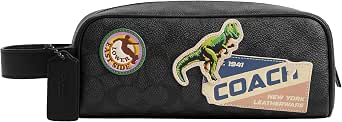Amazon.com: Coach Travel Kit in Signature Canvas with Patches ...