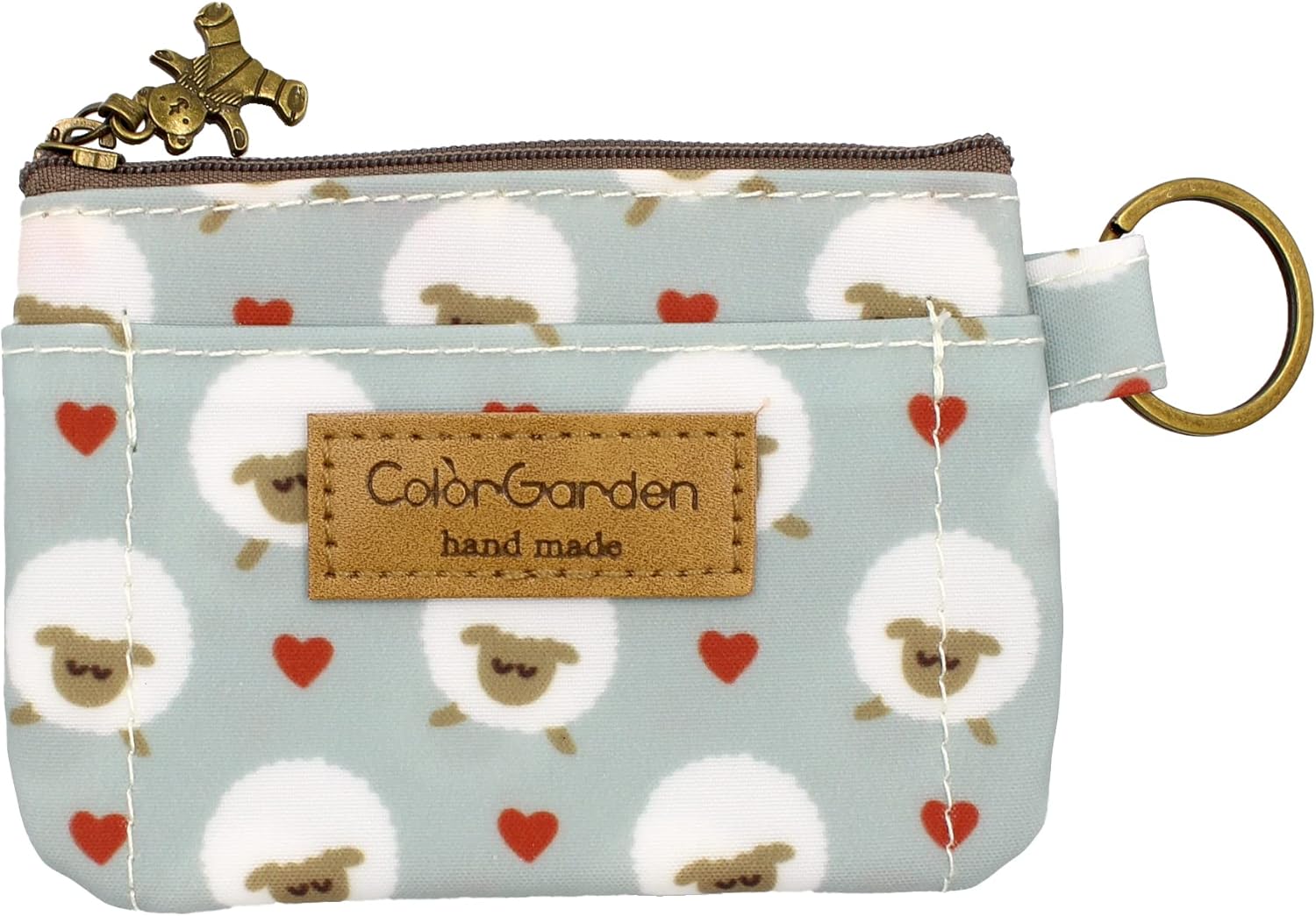 Amazon | loco animo パスケース 定期入れ ICカード入れ ポーチ かわいい動物柄 軽い 小さめ コインケース キーケース ...