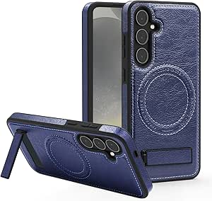 Amazon.com: Lunivop for Samsung Galaxy s25 Case Leather [Compatible with Magsafe Wireless ...