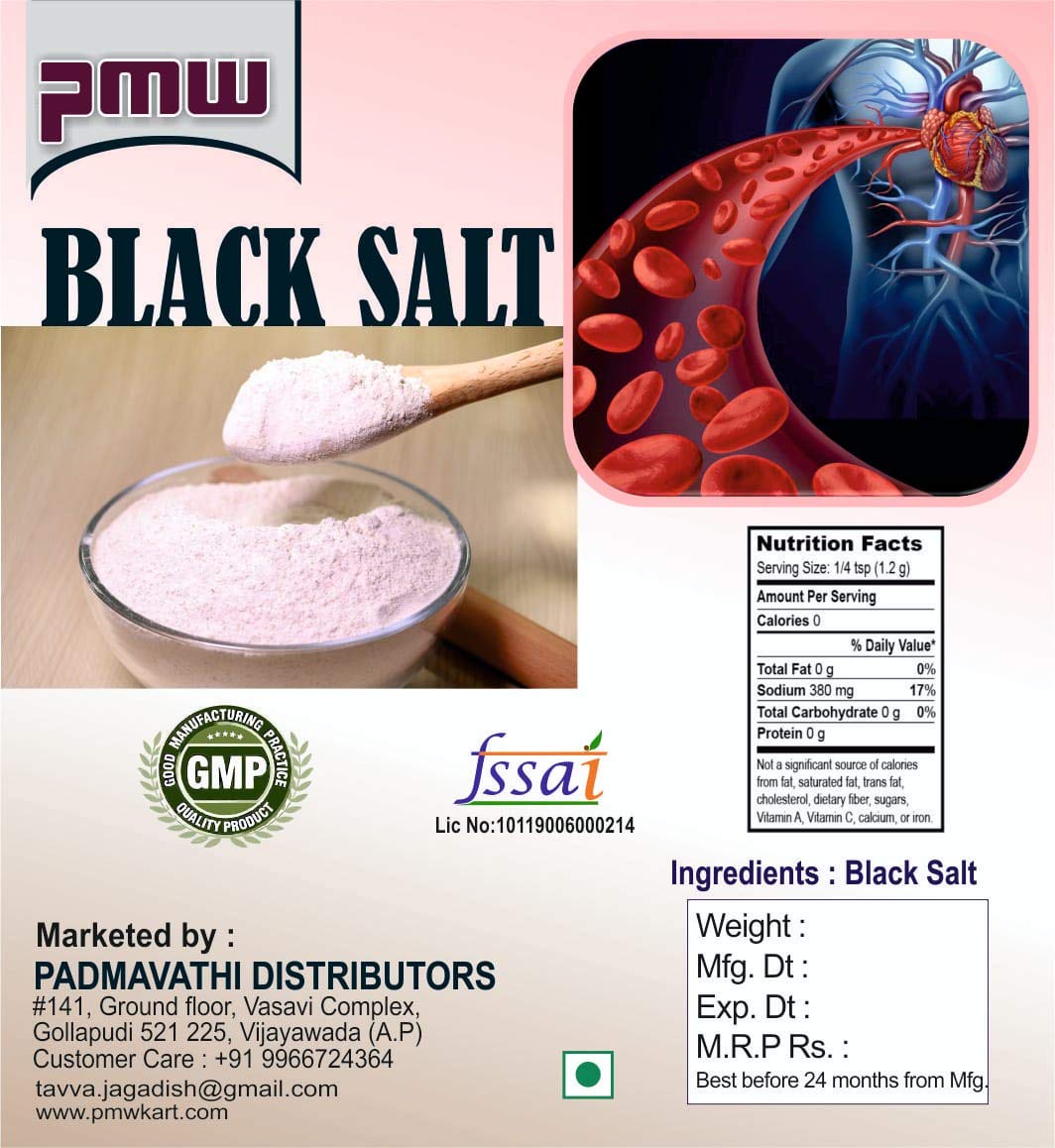 Pmw - Grade A Quality - Fine Black Salt Powder - Kala Namak Powder ...