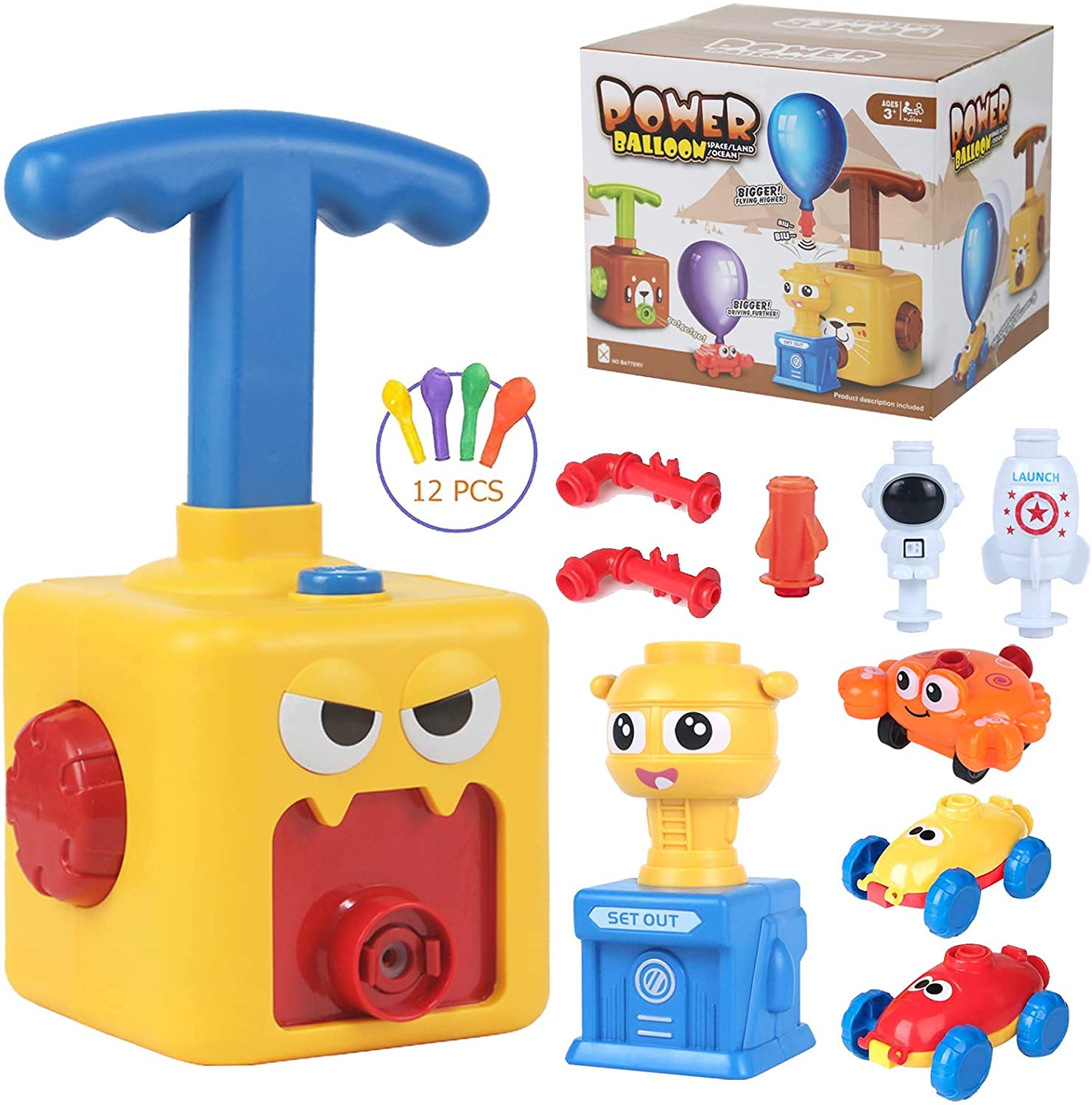 Buy Priyadarshi Balloon Powered Cars, Inertial Car, Creative Inflatable ...