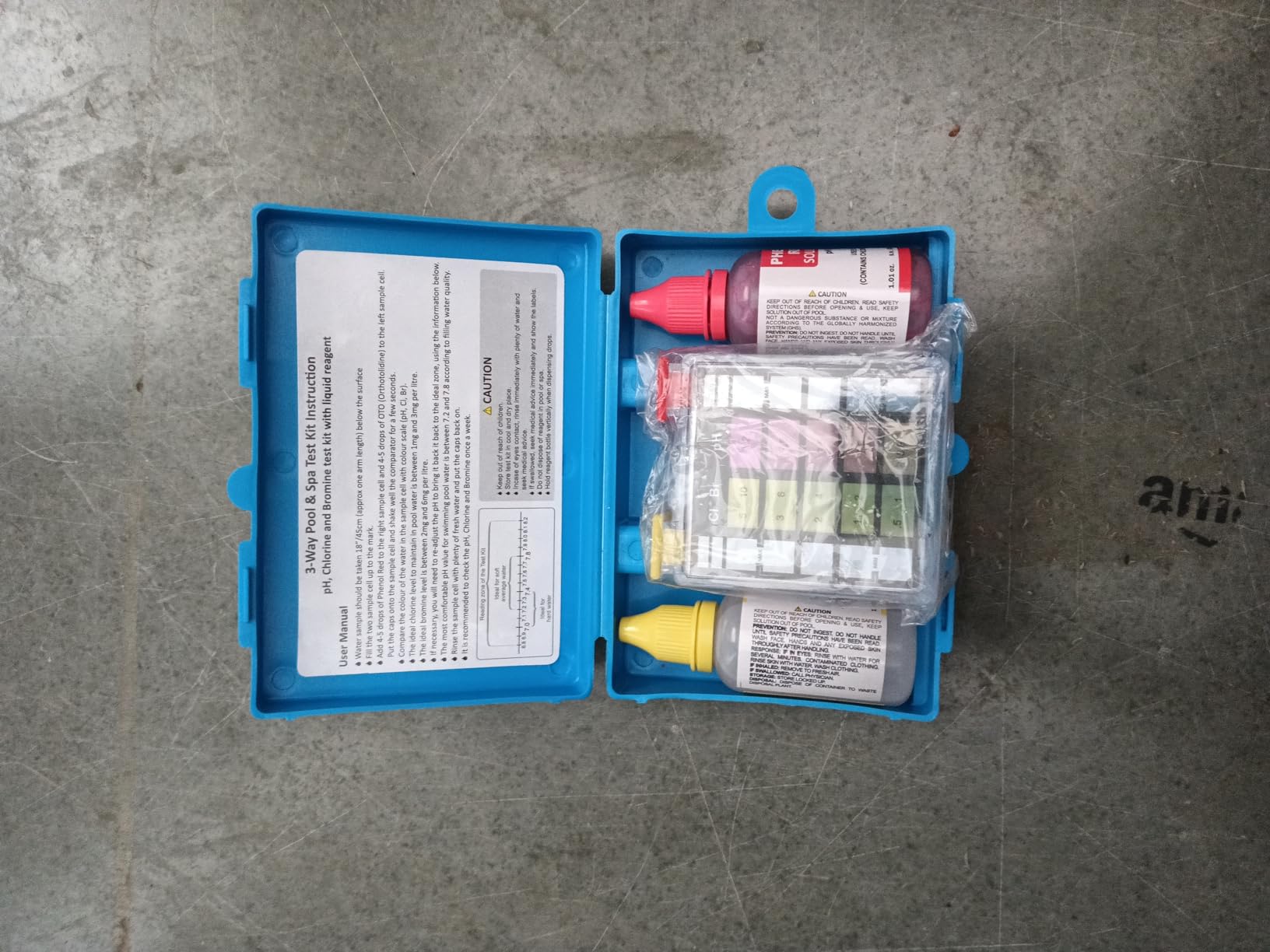 Plopex Swimming Pool 1 Set PH And Chlorine Water Quality Test Kit ...
