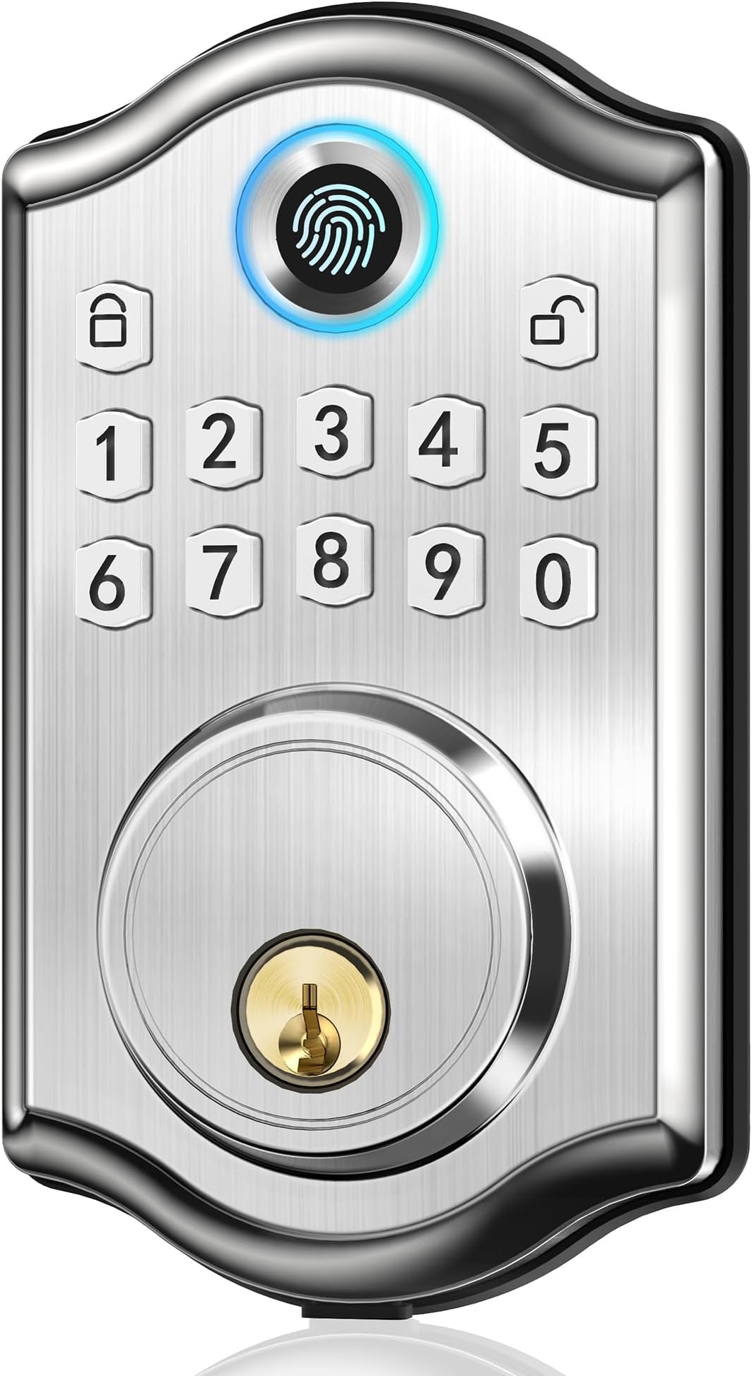 Defiant Electronic Deadbolt Single Cylinder Keypad Door Locks | Spin To ...