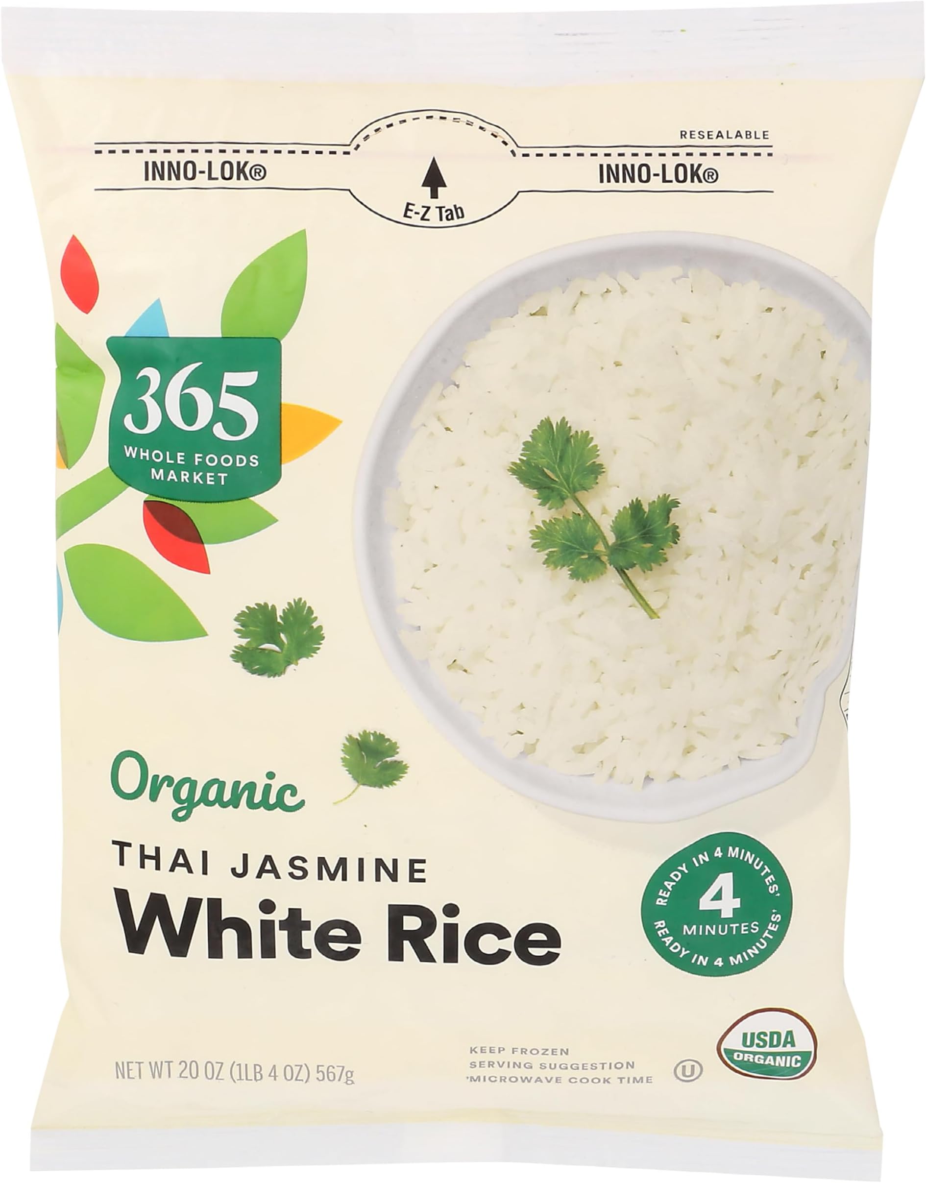 Amazon.com: 365 by Whole Foods Market, Rice White Thai Jasmine Organic ...