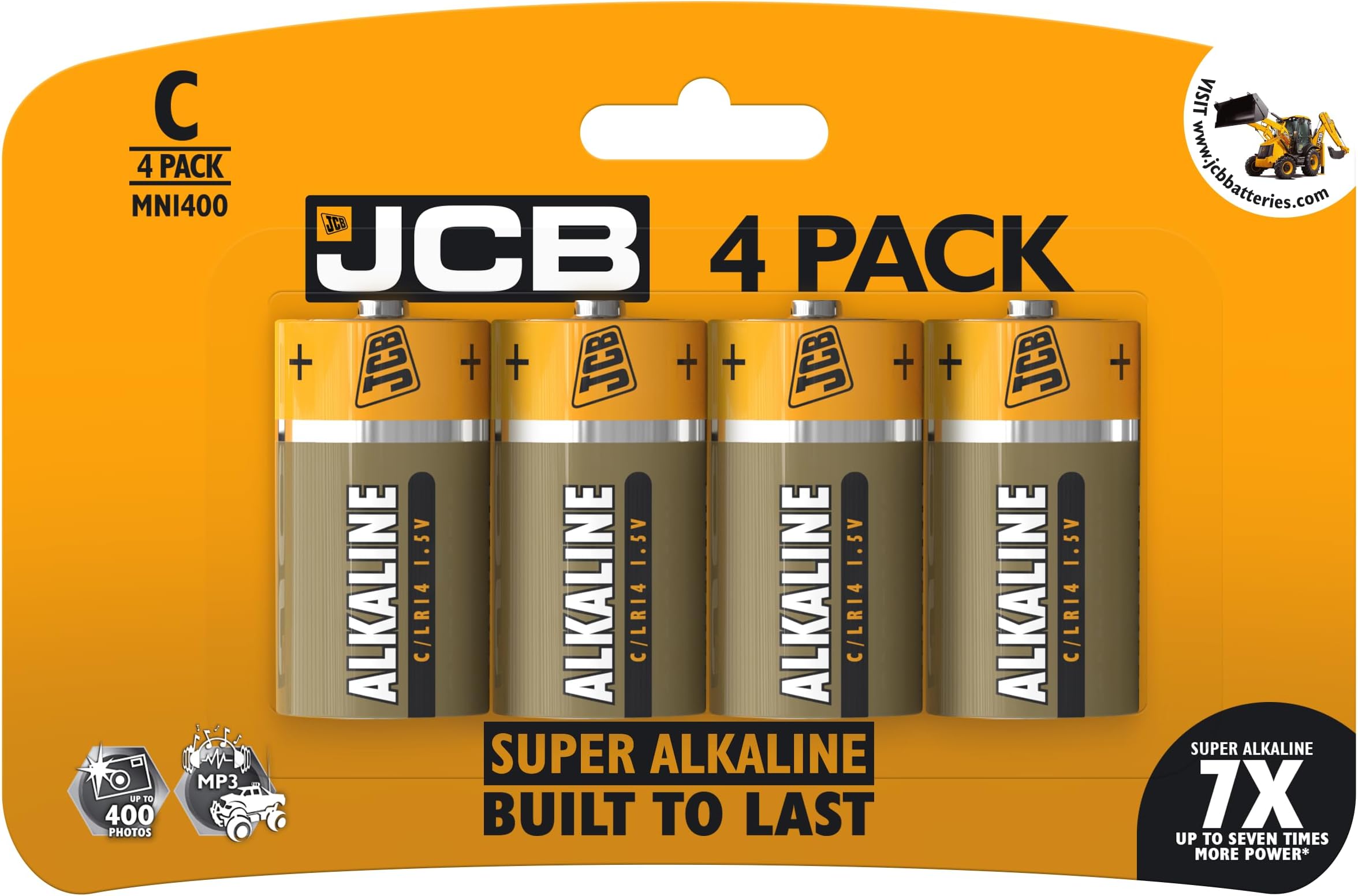 GP C batteries 8 pack 1.5v batteries C Battery size - C Cell battery ...