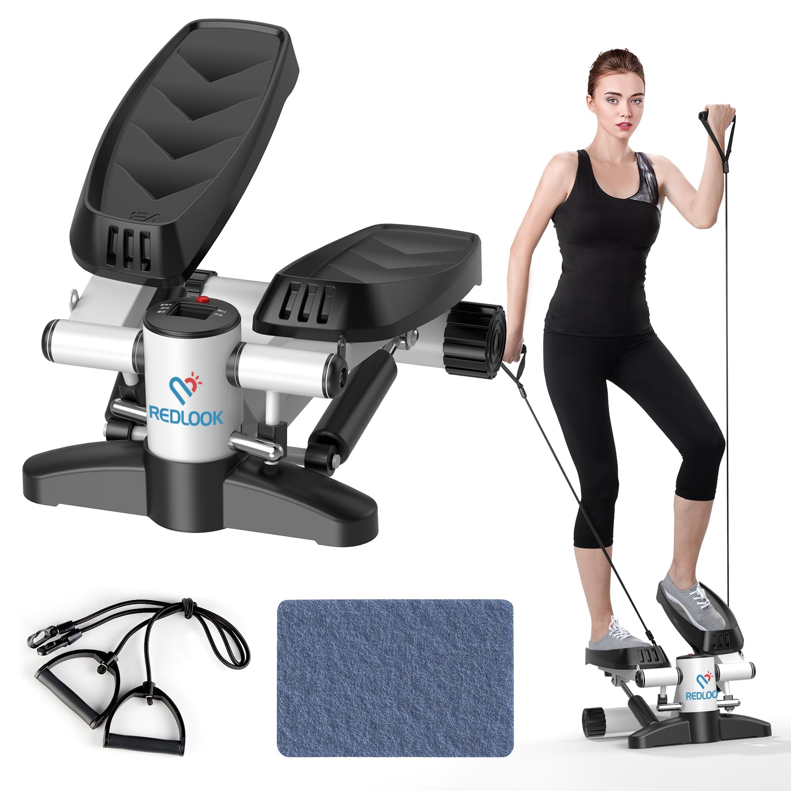 Snapklik.com : Mini Mute The Sound Stair Stepper,300LBS Loading Capacity