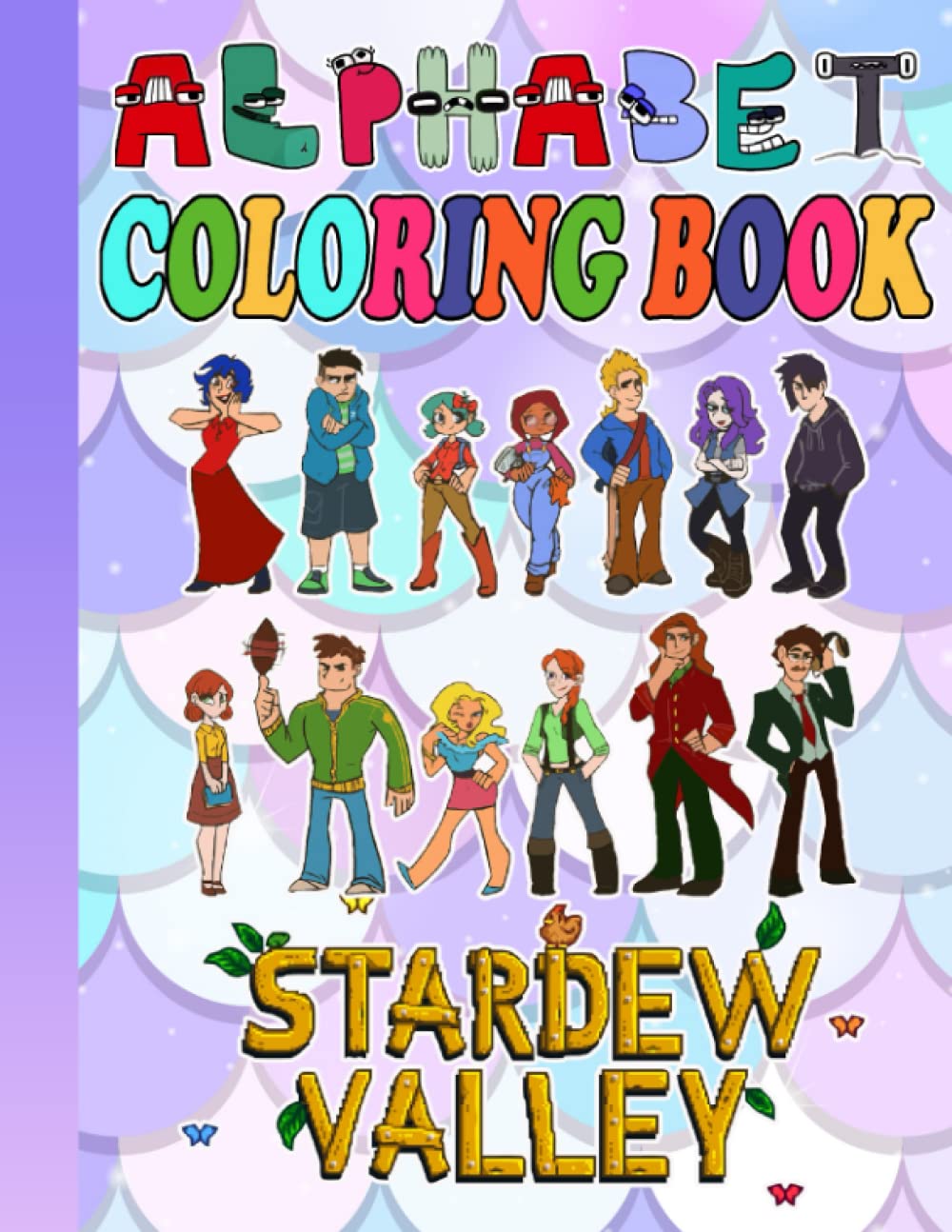 Stardew Valley Coloring Book Alphabet And Numbers For Fan Teen ...