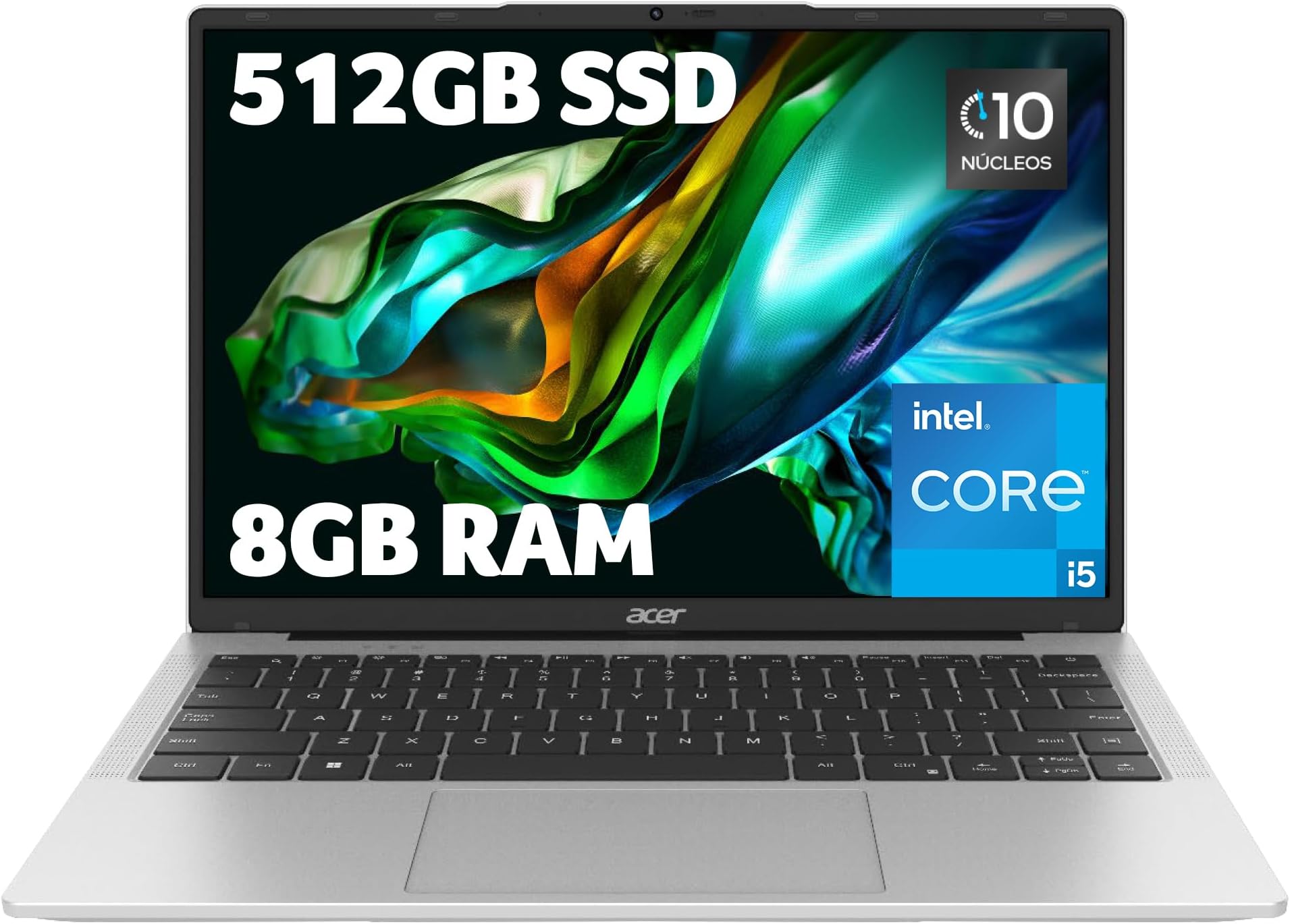 Acer Laptop Aspire Lite 14 Core i5 1235U 512 GB SSD RAM 8 GB Windows 11 ...